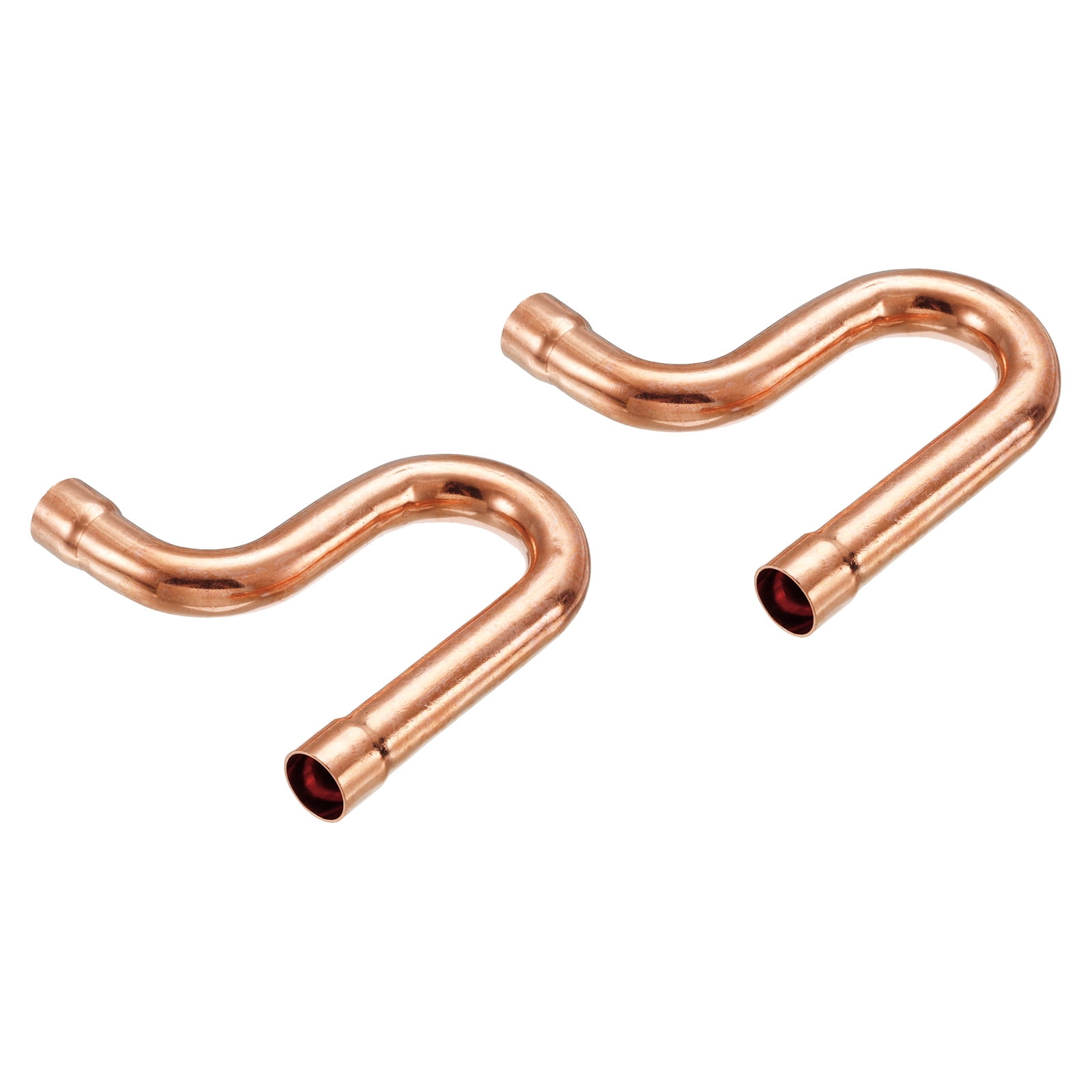 Uxcell 16mm OD P Type Copper Pipe Fitting Pressure Sweat Ends Welding ...
