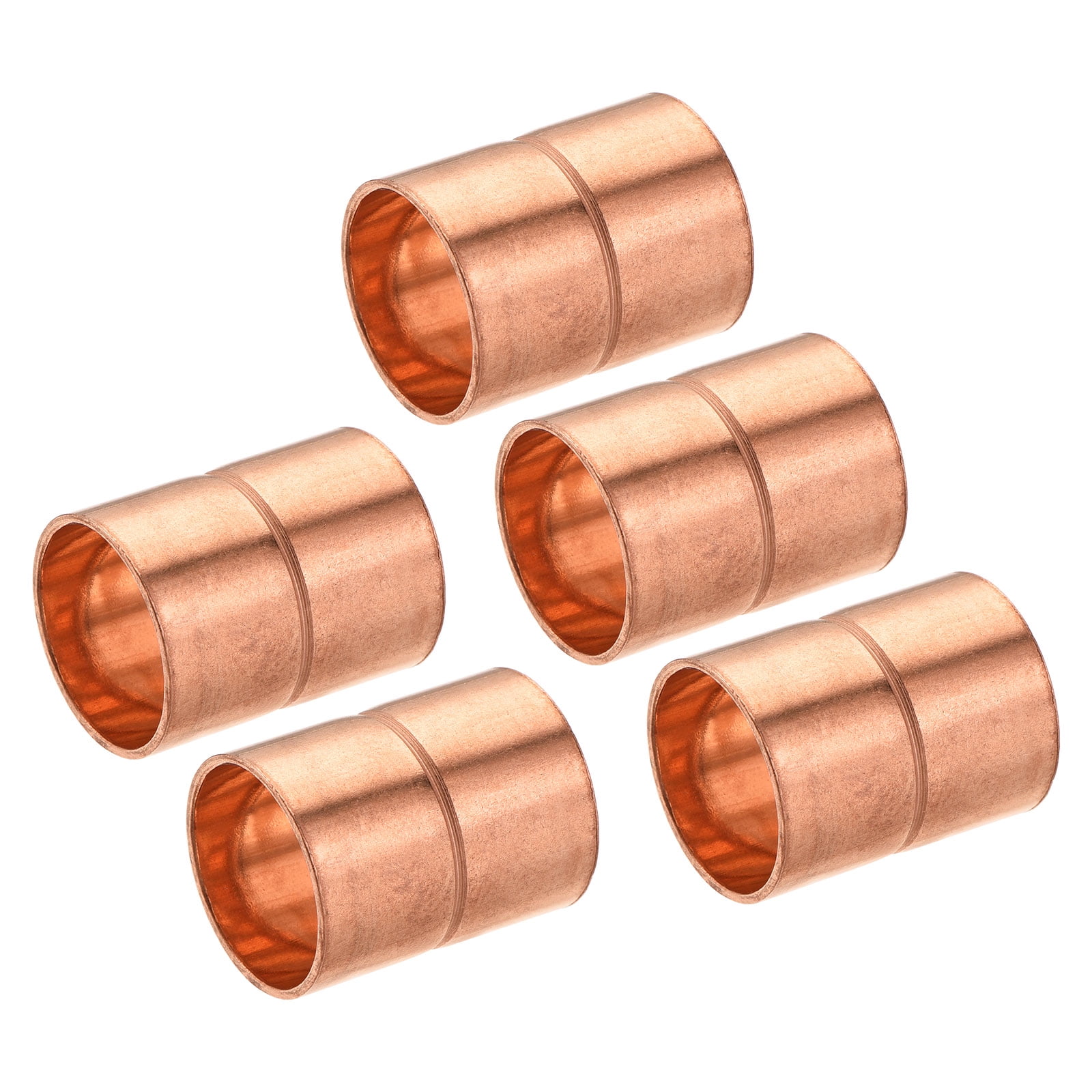 Uxcell 16mm Straight Copper Pipe Coupling Connecting Adapter Solder ...