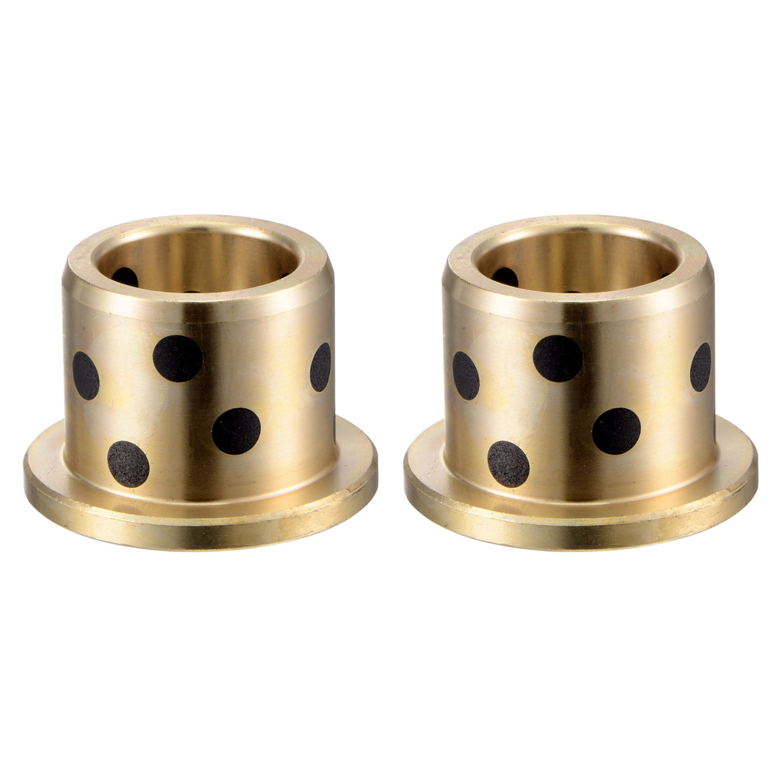 Uxcell 16mm x 22mm x 20mm Flanged Sleeve Bearings Wrapped Oilless ...