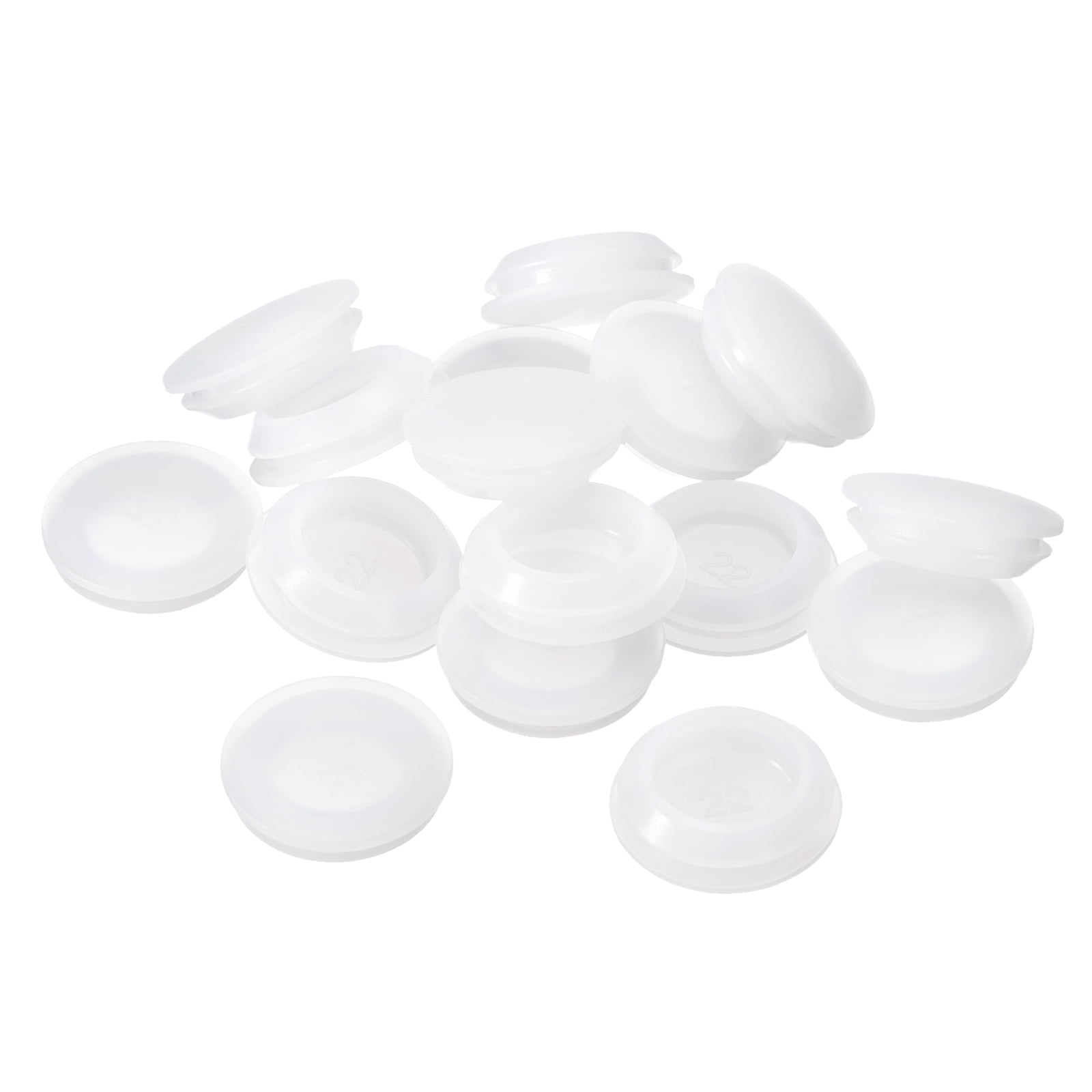 Uxcell 16pack Silicone Plugs, Rubber Round Snap in Locking Hole Plugs ...