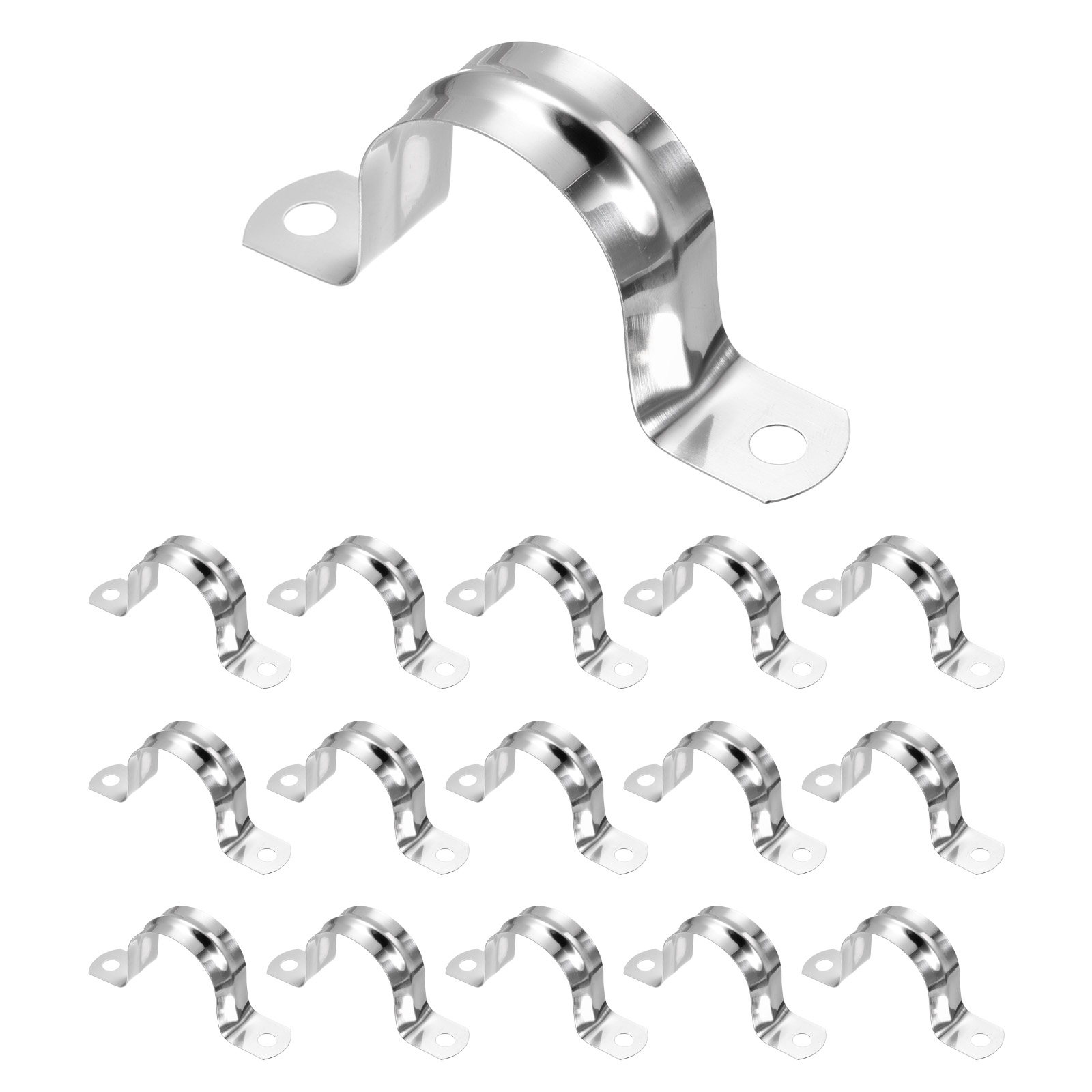 Uxcell 16pcs 1 3/8-Inch 35mm Conduit Clamps M35 U Tube Pipe Clamp ...