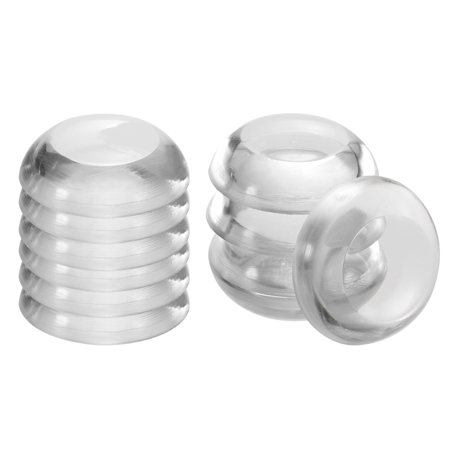 Uxcell 16pcs Door Stoppers Quiet Wall Protectors 1.2" Self Adhesive ...