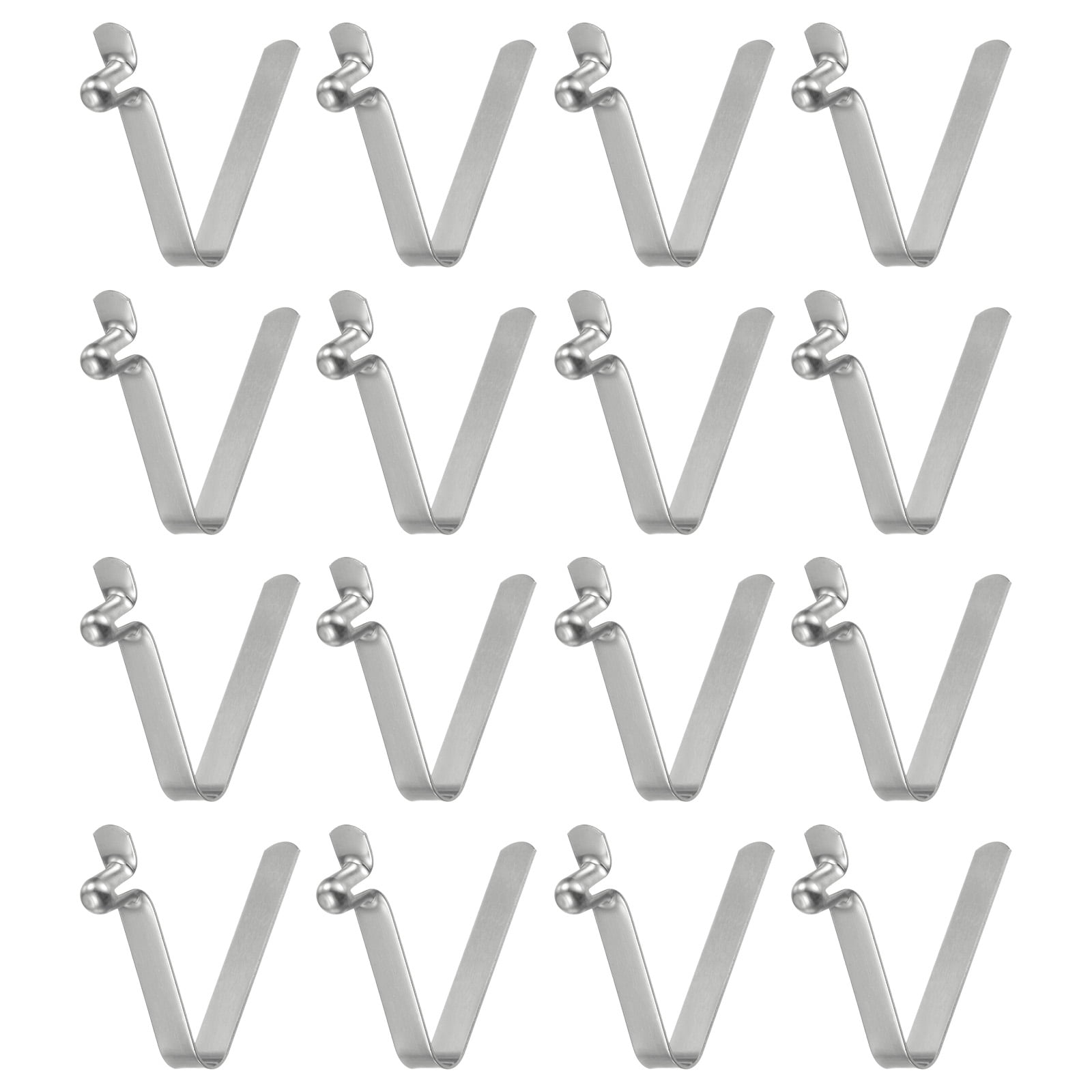 Uxcell 16pcs Single Button Kayak Paddle Snap Spring Clip 4x5.6x26mm V ...