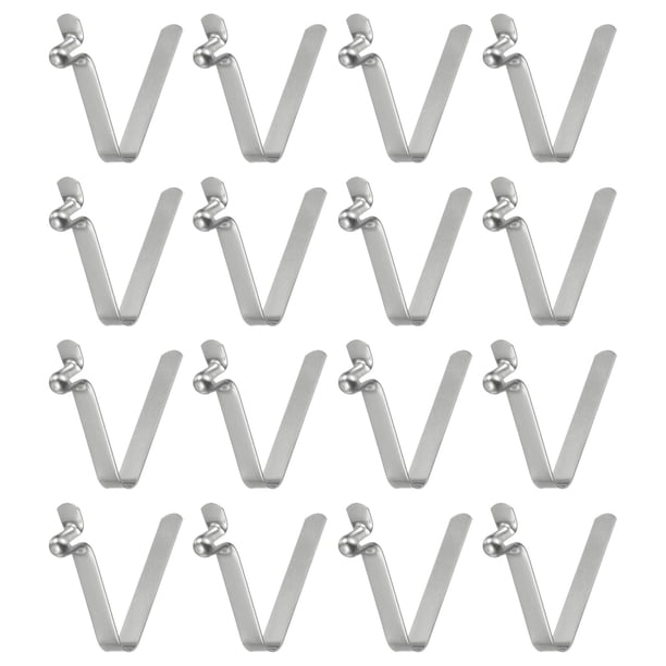 Uxcell 16pcs Single Button Kayak Paddle Snap Spring Clip 4x5.6x26mm V ...