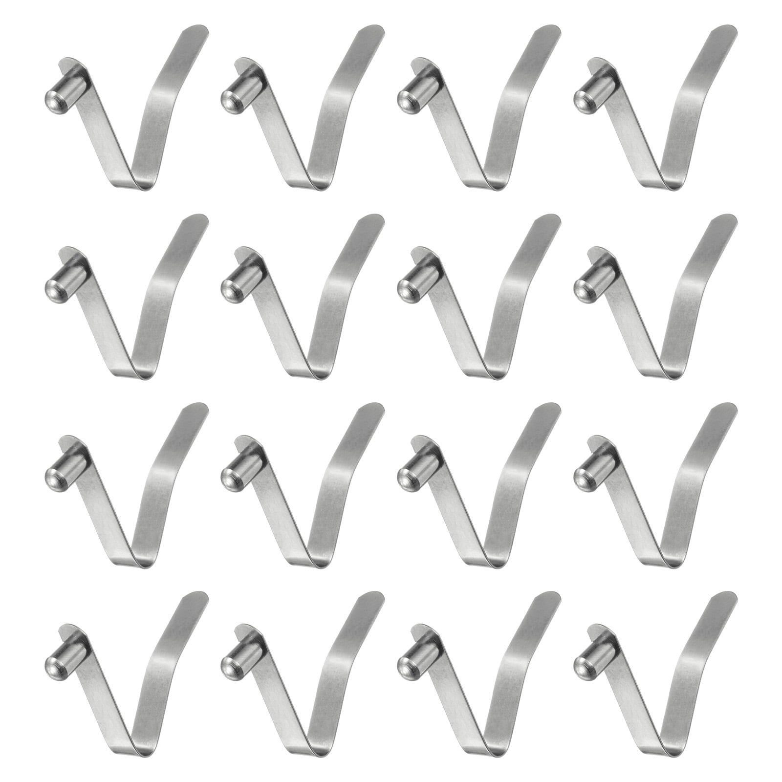 Uxcell 16pcs Single Button Kayak Paddle Snap Spring Clip 6x10x37mm V ...