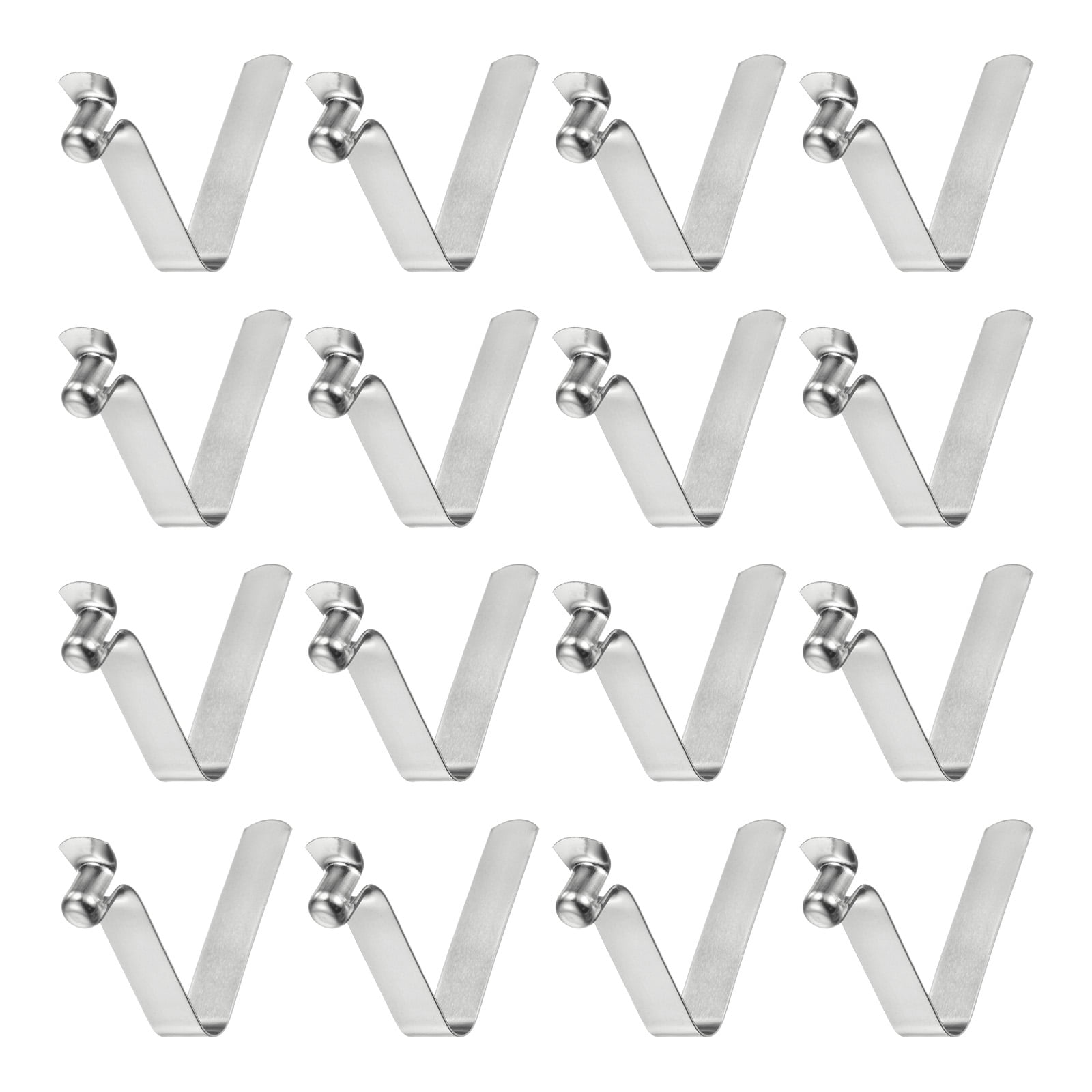 Uxcell 16pcs Single Button Kayak Paddle Snap Spring Clip 6x8x36mm V ...