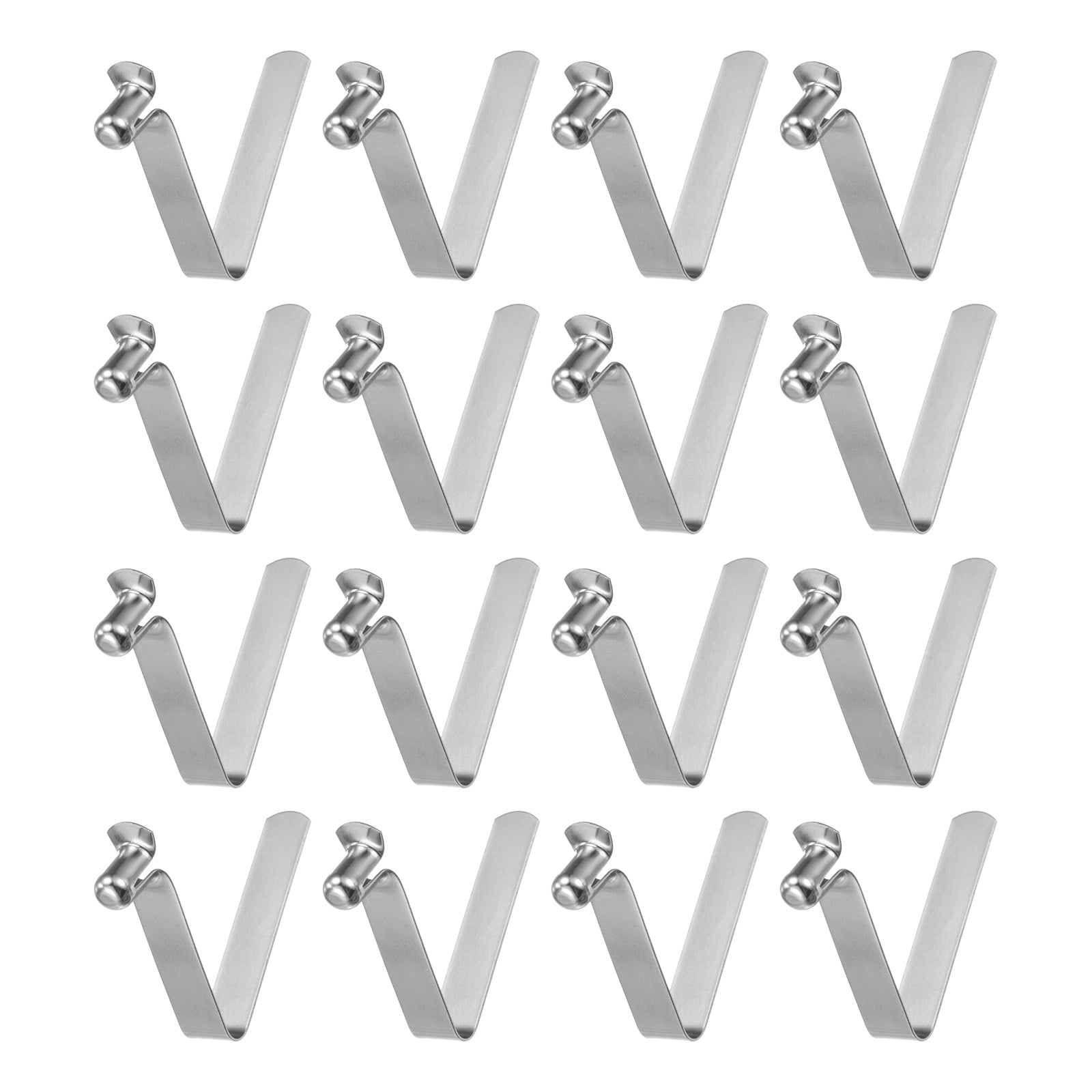 Uxcell 16pcs Single Button Kayak Paddle Snap Spring Clip 6x9.5x37mm V ...