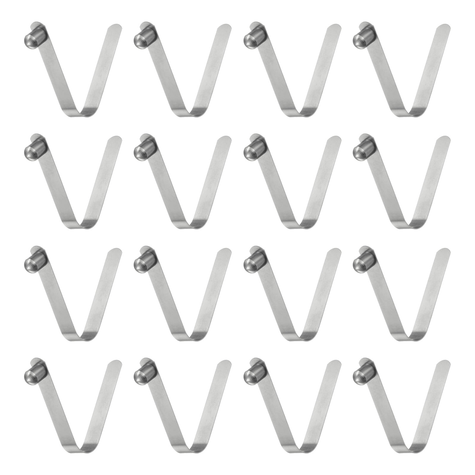 Uxcell 16pcs Single Button Kayak Paddle Snap Spring Clip 7x9x50mm V ...