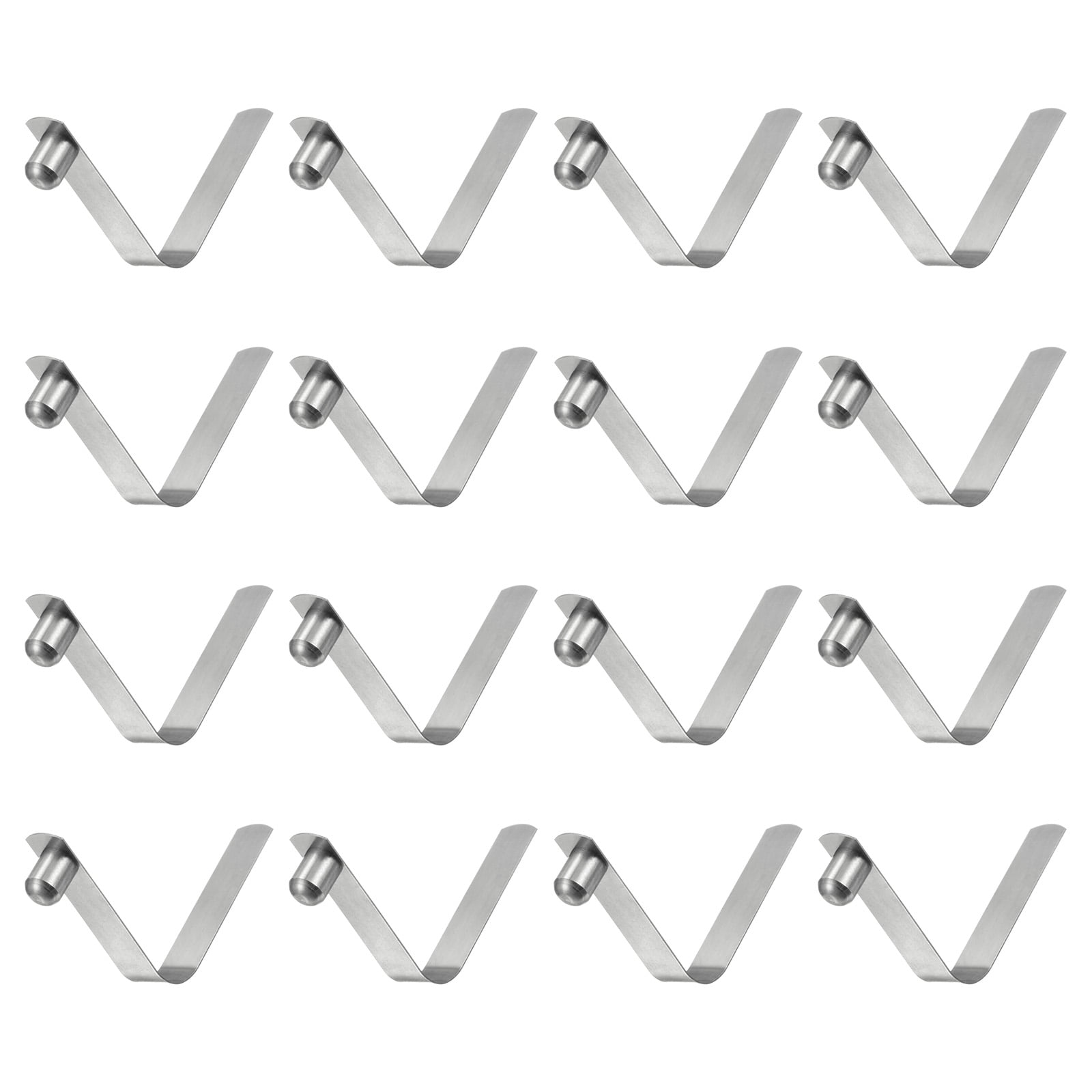 Uxcell 16pcs Single Button Kayak Paddle Snap Spring Clip 8x10x50mm V ...