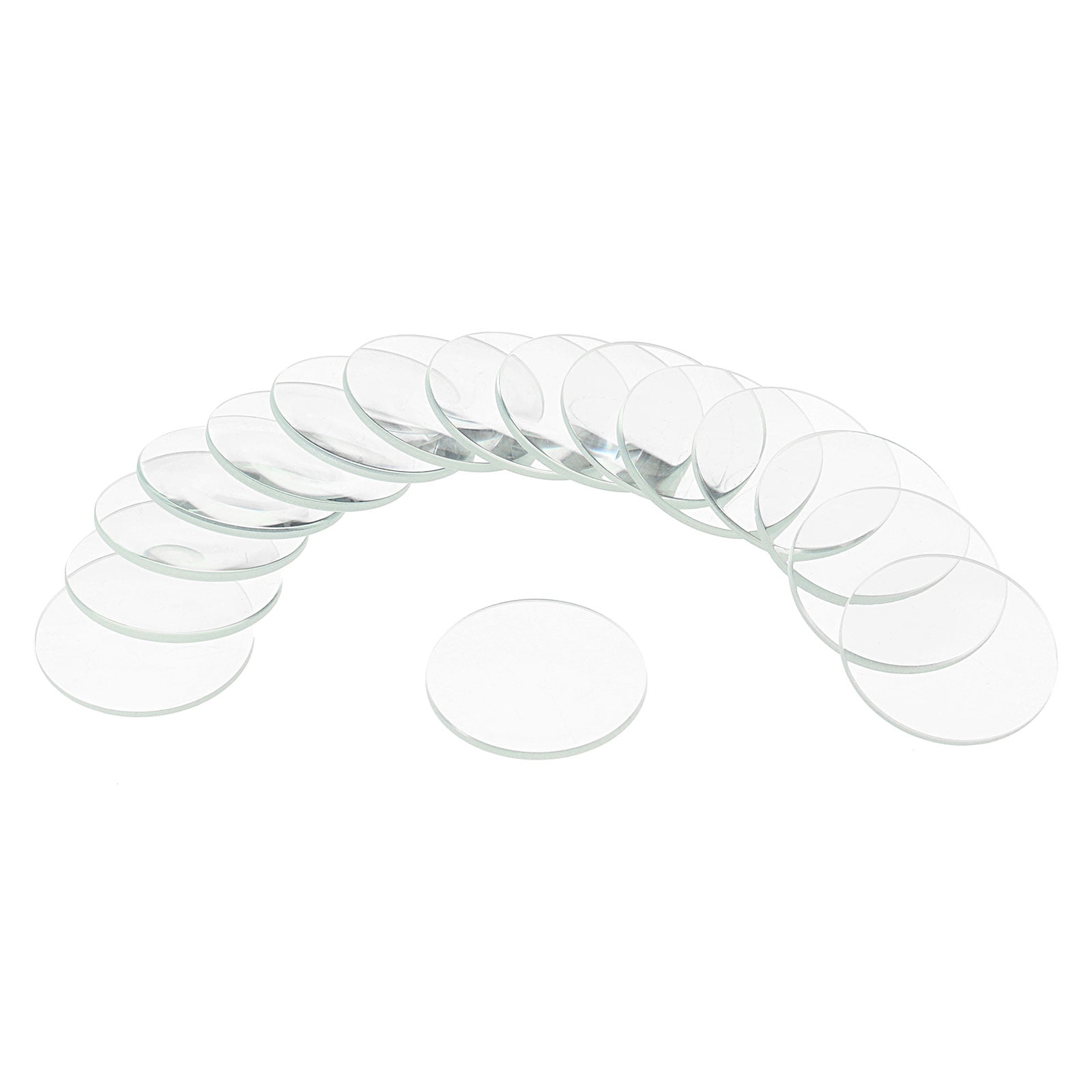 Uxcell 16pcs Watch Crystal Glass Lens, 23mm Single Dome Round Glasses ...