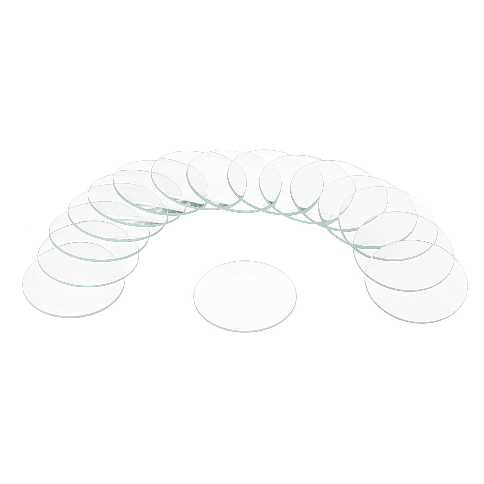 Uxcell 16pcs Watch Crystal Glass Lens, 36.5mm Single Dome Round Glasses ...