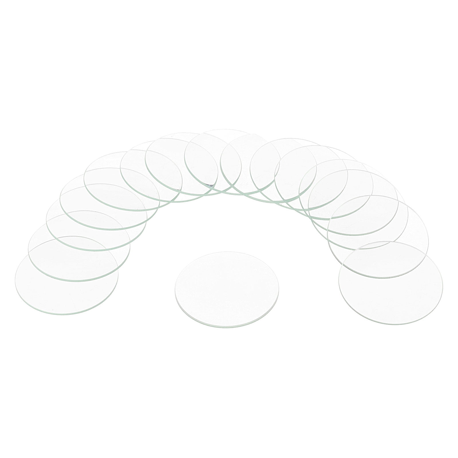 Uxcell 16pcs Watch Crystal Glass Lens, 45mm Single Dome Round Glasses ...