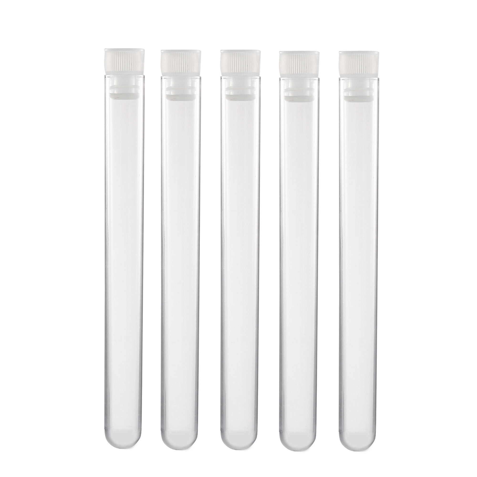 Uxcell 16x150mm Polystyrene Round Bottom Centrifuge Test Tubes White 20 ...
