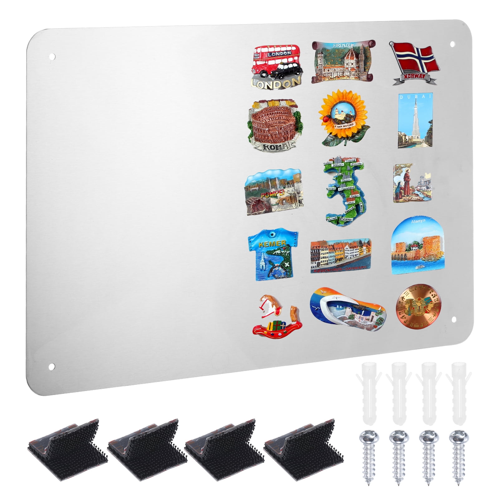 Uxcell 17.5x11 inch Magnetic Board, Magnet Board Magnetic Wall Board ...