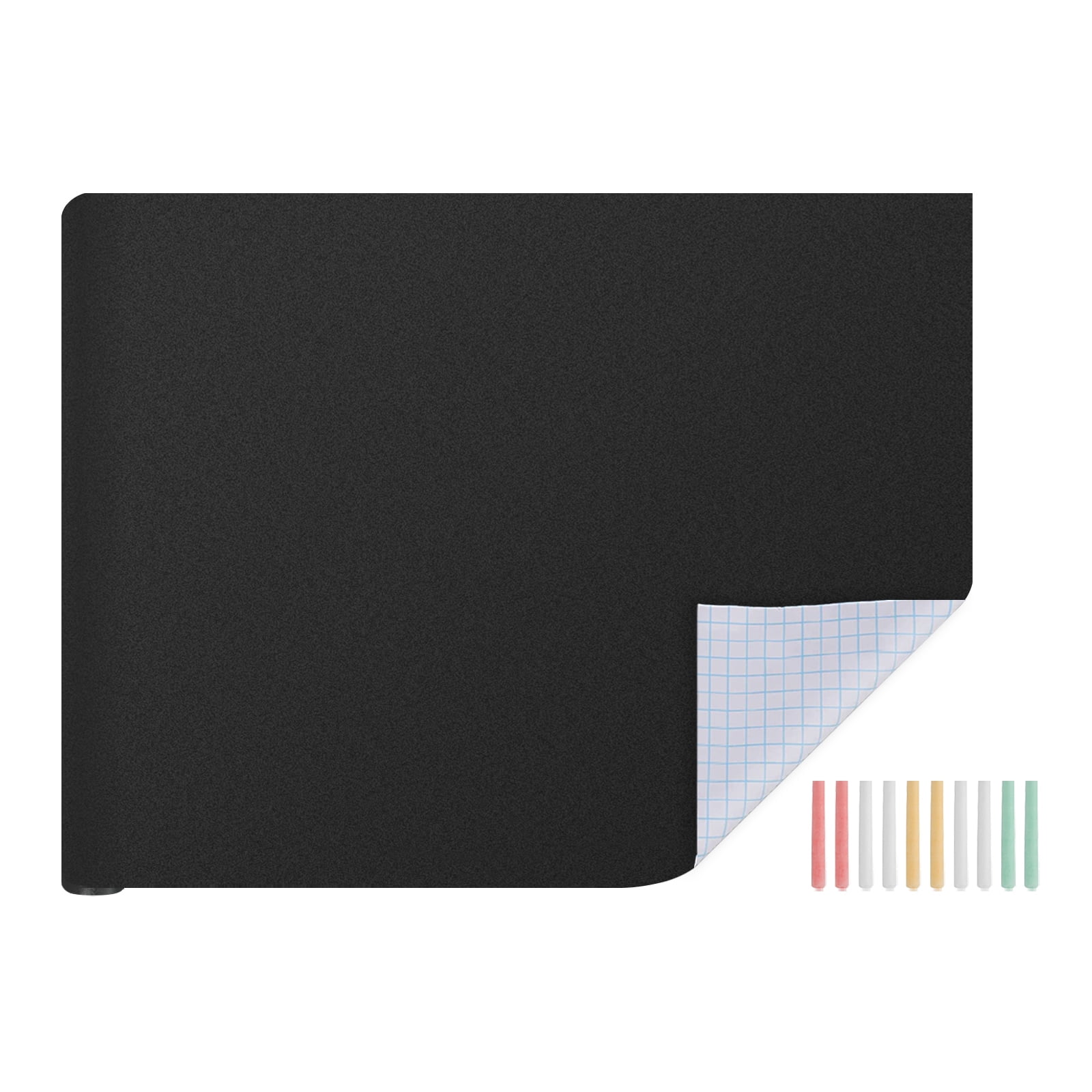 Uxcell 17.72" x 11.81" Blackboard Wall Sticker Roll Dry Erase Sticker ...