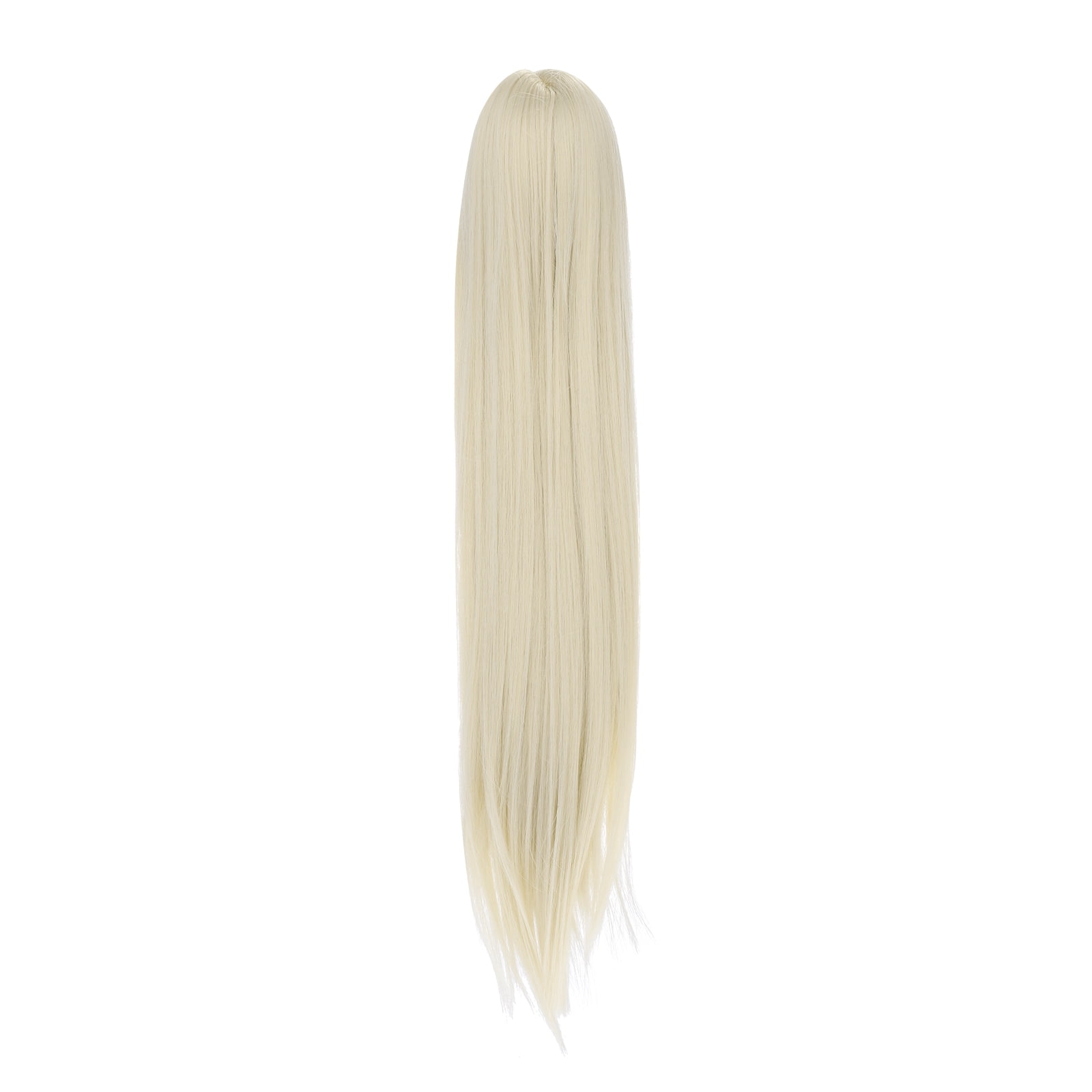 Uxcell 17" Doll Wig, Soft Silk Toy Head Wig Hair Accessories for 22 ...