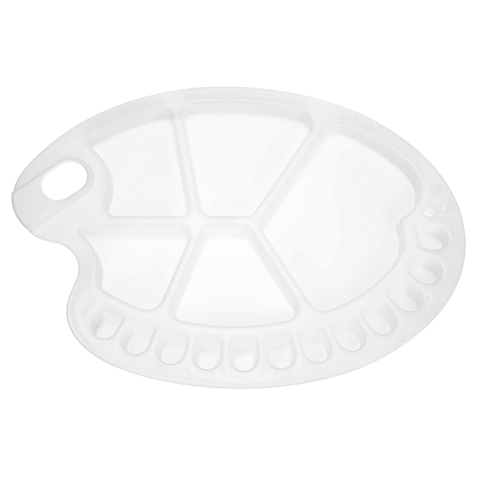Uxcell 17 Wells Paint Tray Palette, Painting Pallet Holder Large Fish ...