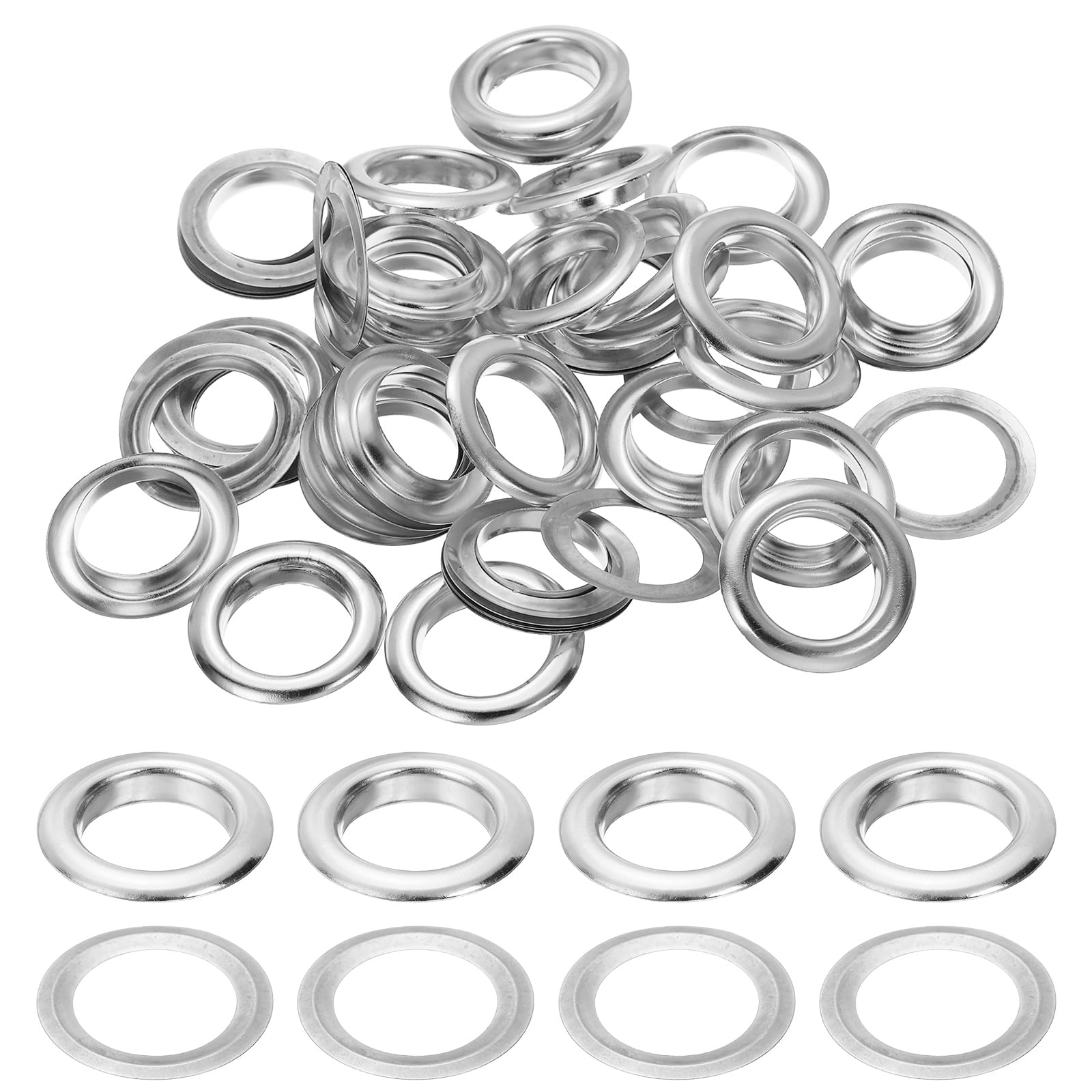 Uxcell 17mm/11/16" Metal Eyelets, Eyelets and Grommets Kit for DIY ...