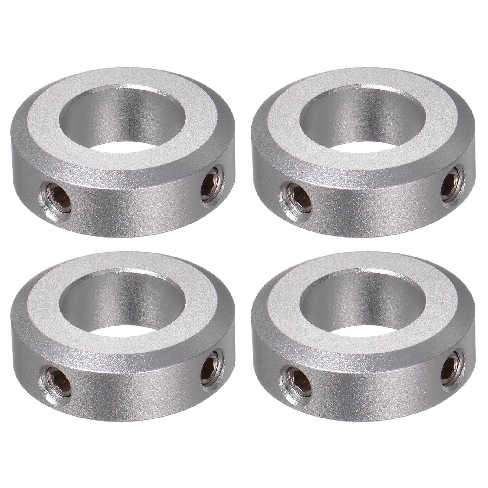 Uxcell 17mm Bore Set Screw Shaft Collars Aluminum Alloy, 32mm OD, 10mm ...