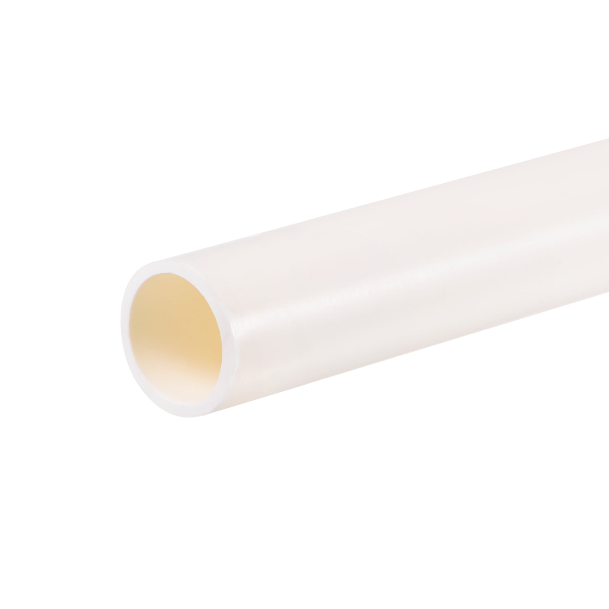 Uxcell 17mm ID x 20mm OD 1.6ft White PVC Pipe Rigid Water Pipe Drain ...
