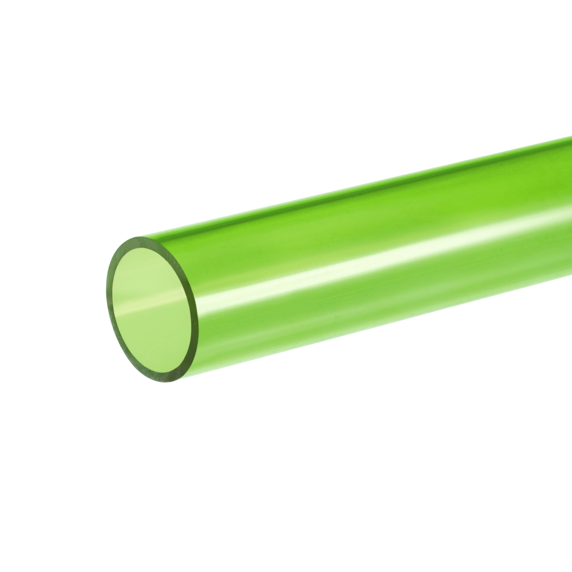 Uxcell 17mm ID x 20mm OD x 500mm Green Rigid Acrylic Pipe Round Tube ...