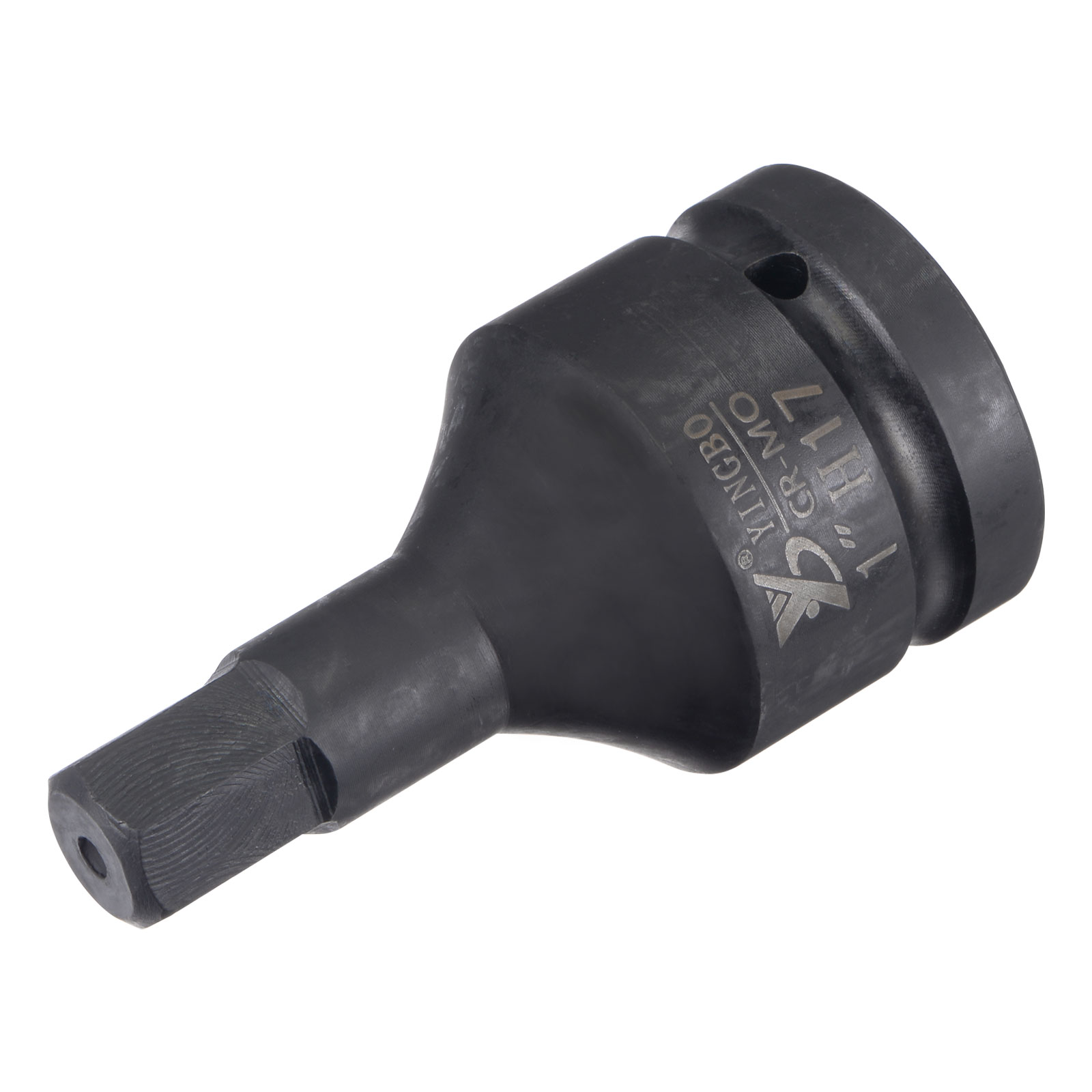 Uxcell 17mm Impact Hex Bit Socket, 1" Drive 98mm Length CR-MO Steel ...