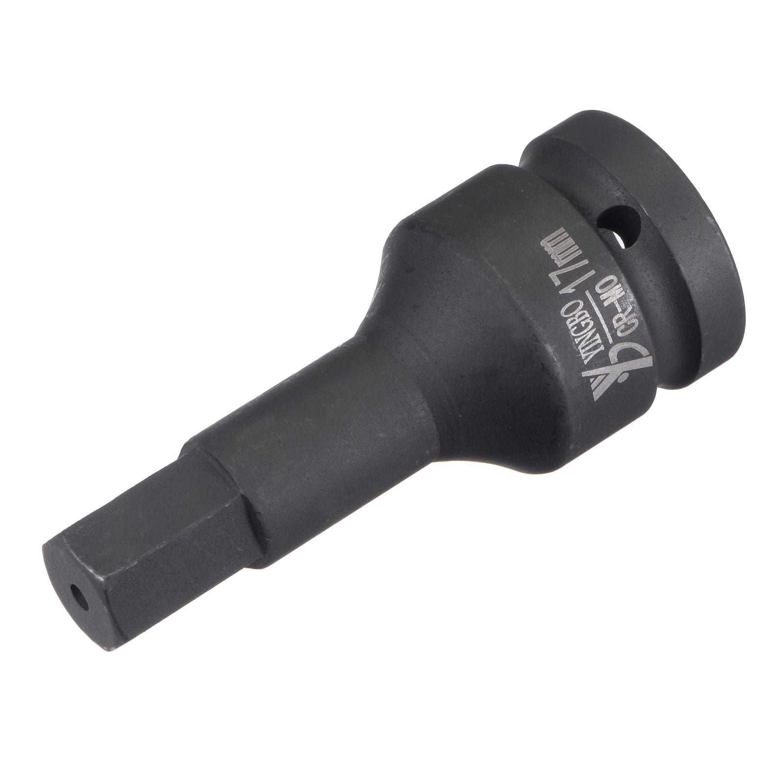 Uxcell 17mm Impact Hex Bit Socket, 3/4" Drive 98mm Length CR-MO Steel ...