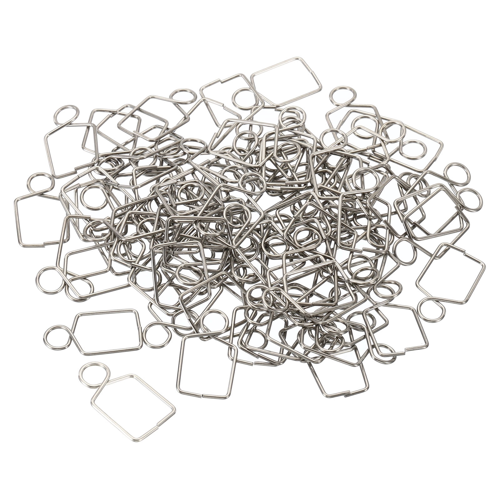 Uxcell 17mm L x 10mm W Chandelier Connector Clip Stainless Steel Buckle ...