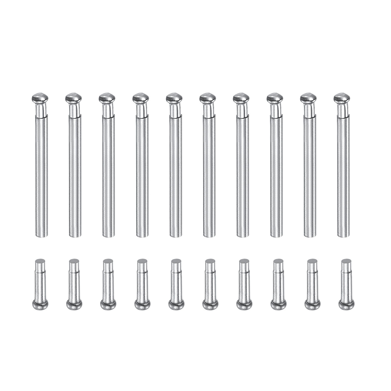 Uxcell 17x1.2mm Stainless Steel Tube Friction Pins Watch Strap Pressure ...