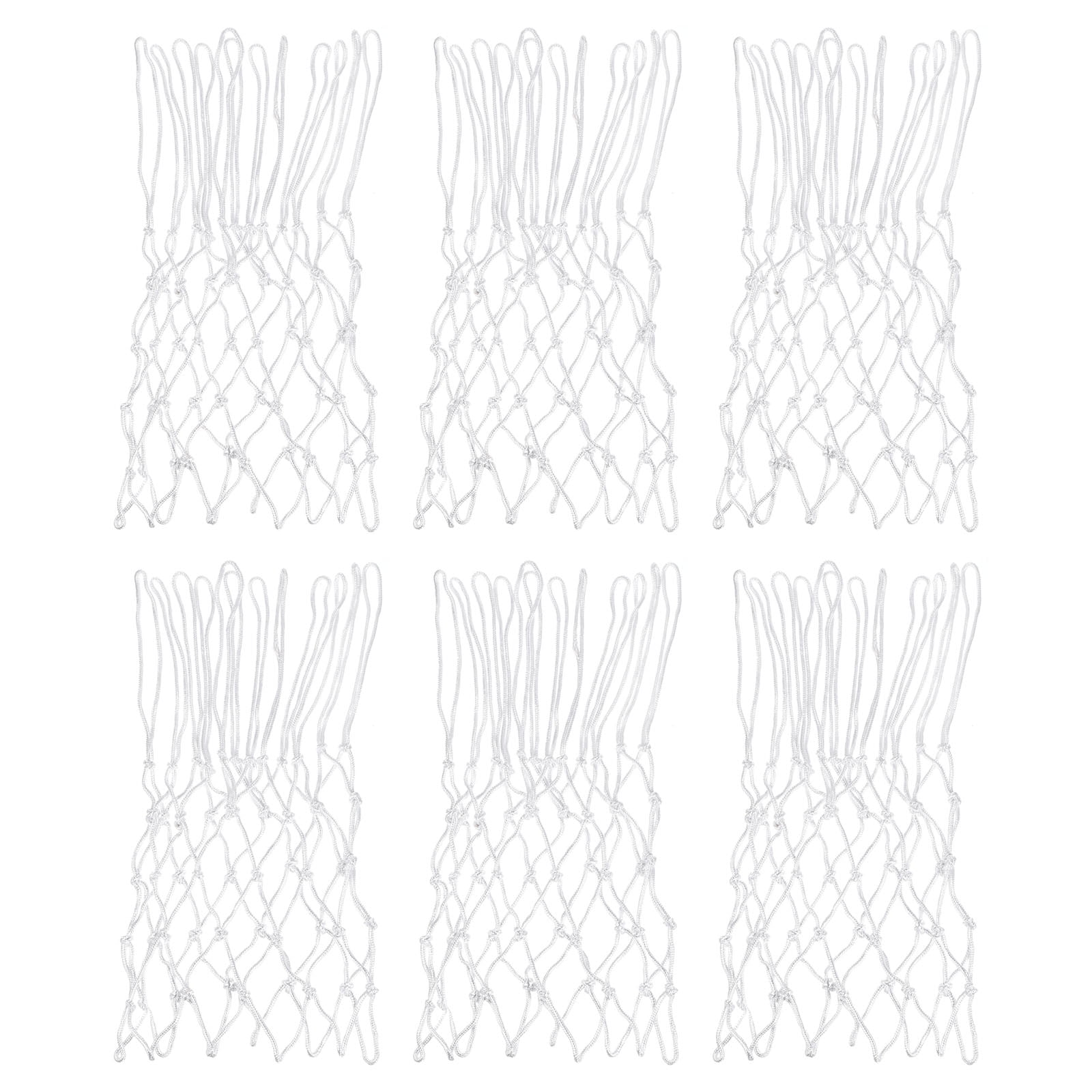 Uxcell 18.5" 3.5mm Polyester Basketball Hoop Rim Net Replacement, White ...