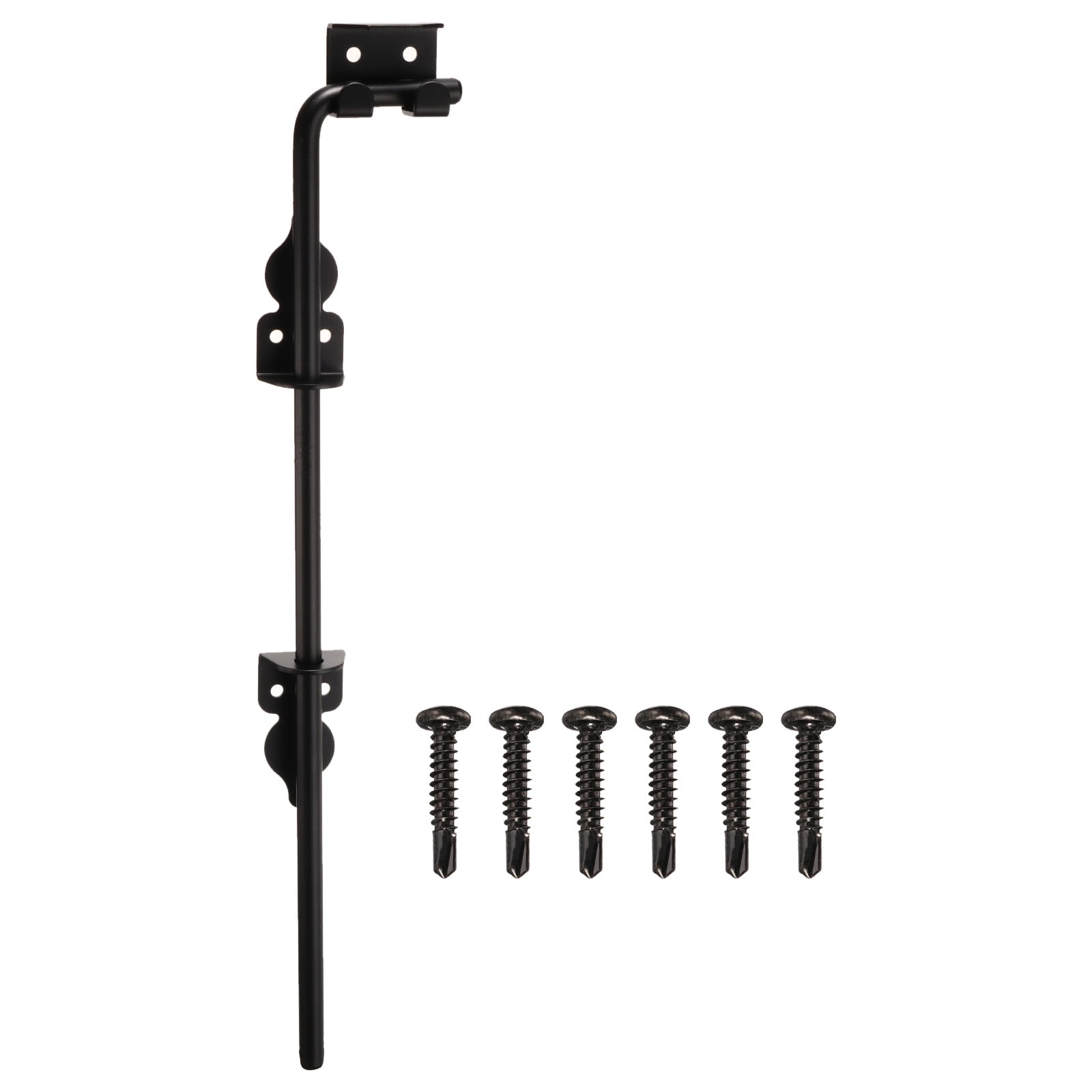 Uxcell 18" Cane Bolt, Cane Bolt Gate Drop Rod Iron Gate Door Stopper ...