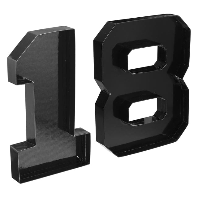 Uxcell 18 Cardboard Number Set, Paper Box Fillable Tray Container for ...