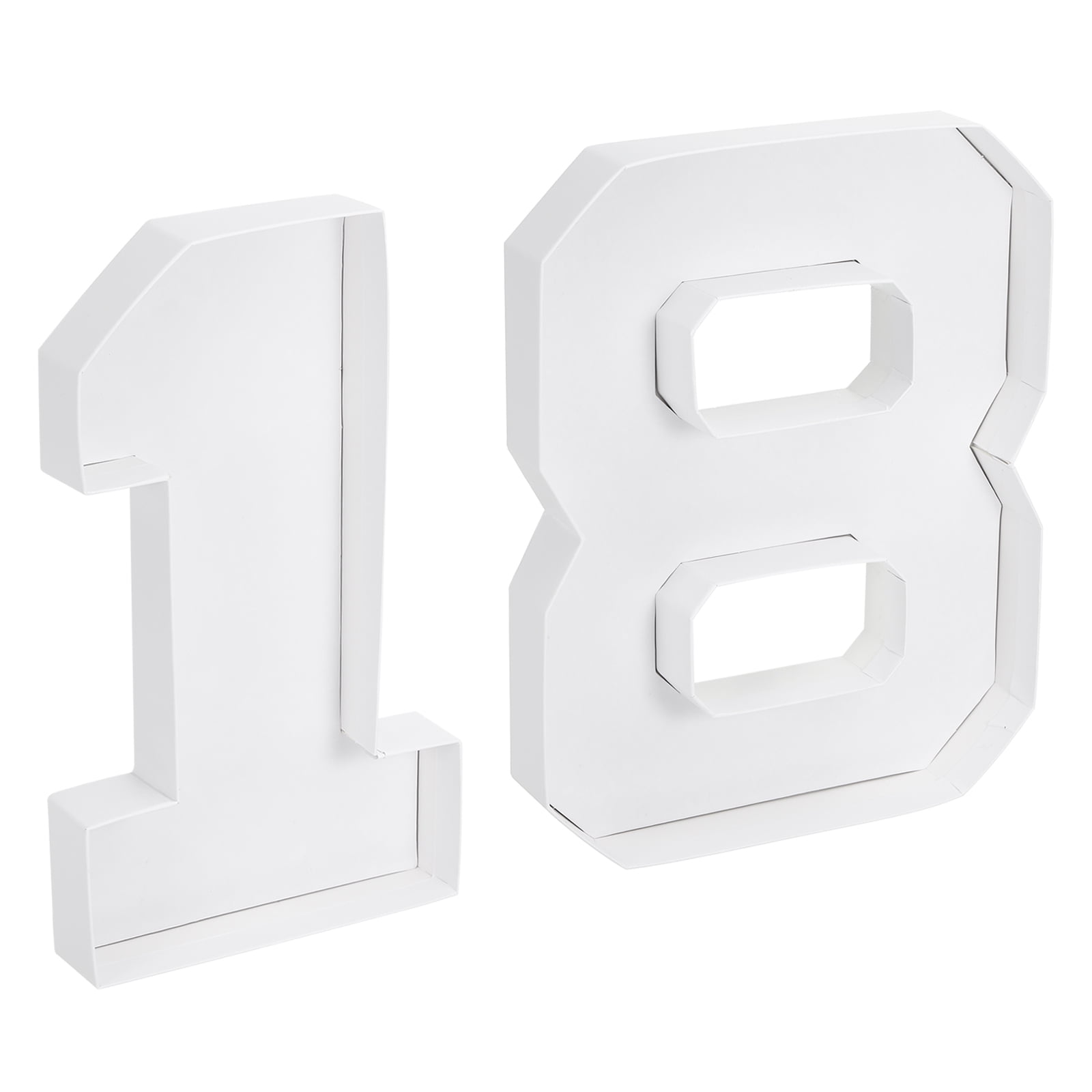 Uxcell 18 Cardboard Number Set, Paper Box Fillable Tray Container for ...