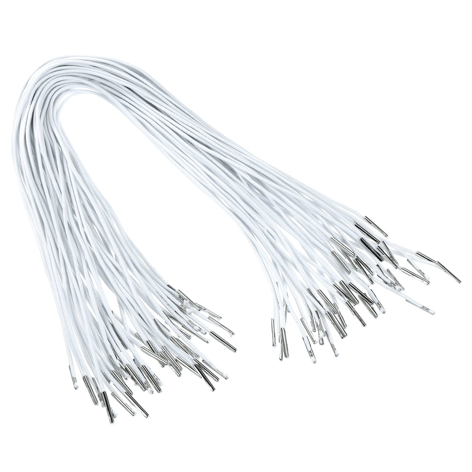 Uxcell 18 Inch Elastic Barbed Cord 1.6mm Loop Stretch Round String with ...