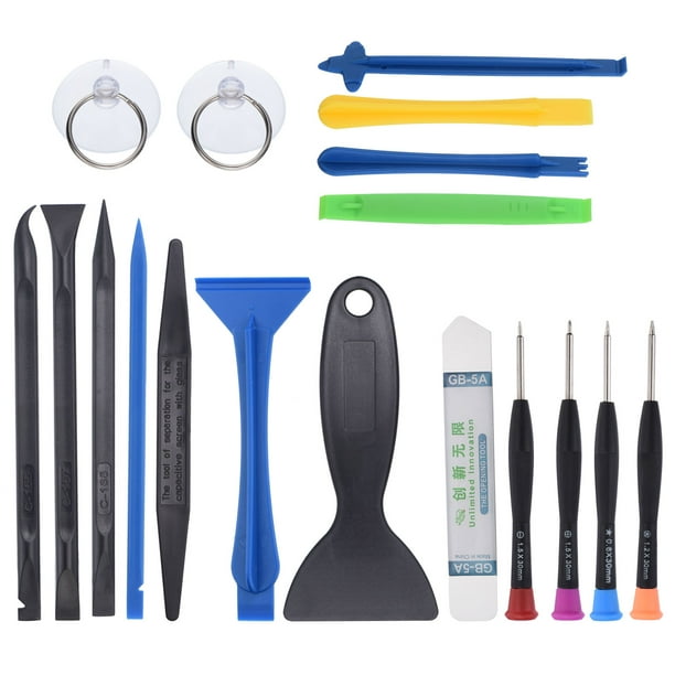 Uxcell 18 in 1(type D) Spudger Crowbars Opening Pry Tool Set Curved Pry ...