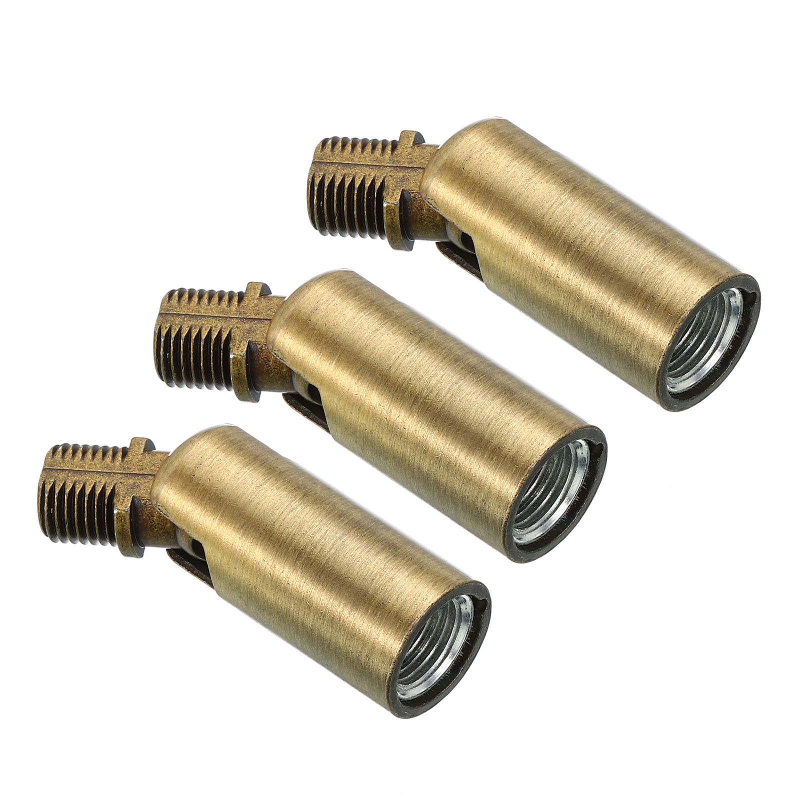 Uxcell 180 Degree Sloped Ceiling Light Adapter M10 Thread Bronze, 3 ...