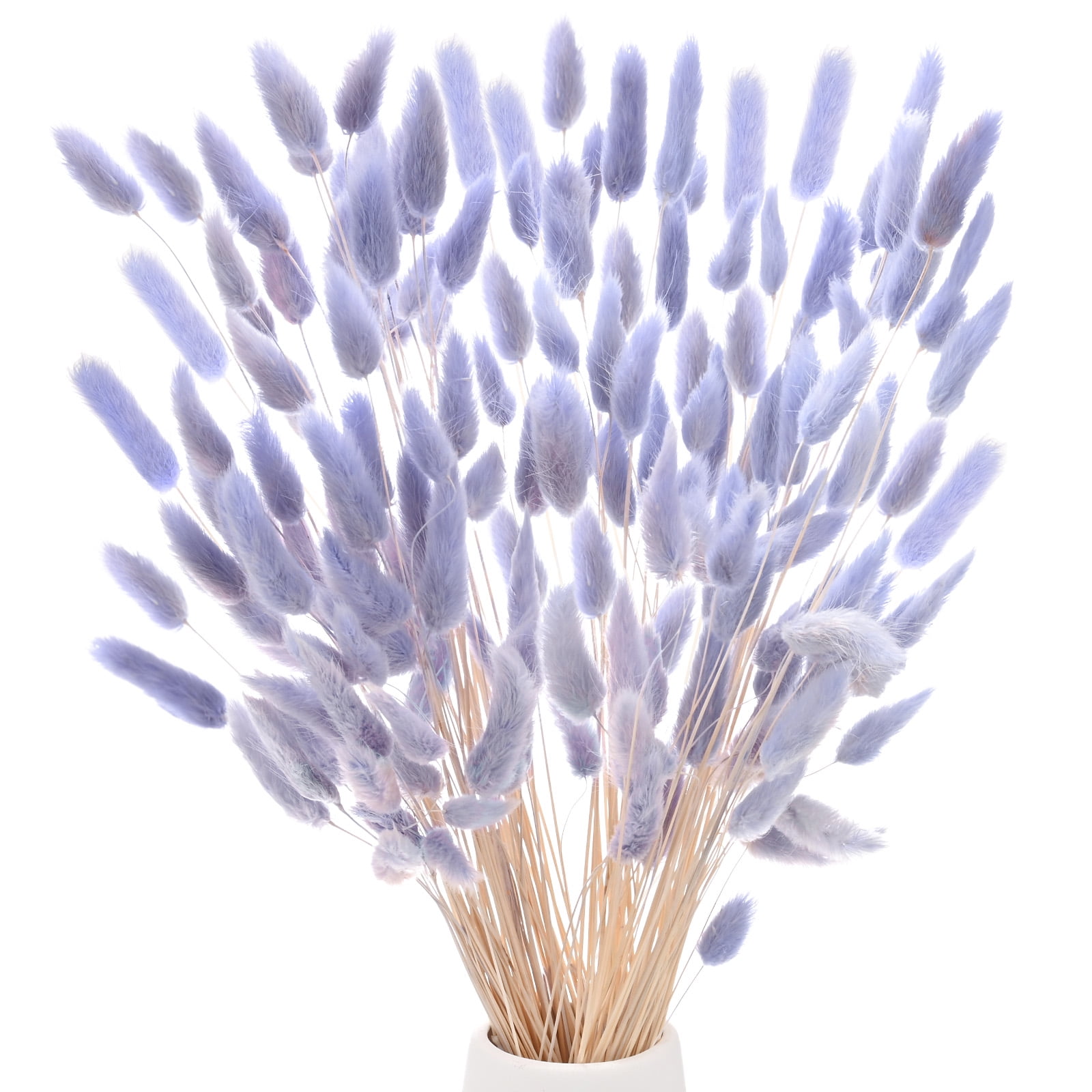 Uxcell 180-Pack Bunny Tails Grass 17 Inch Fluffy Rabbit Tail Grass ...