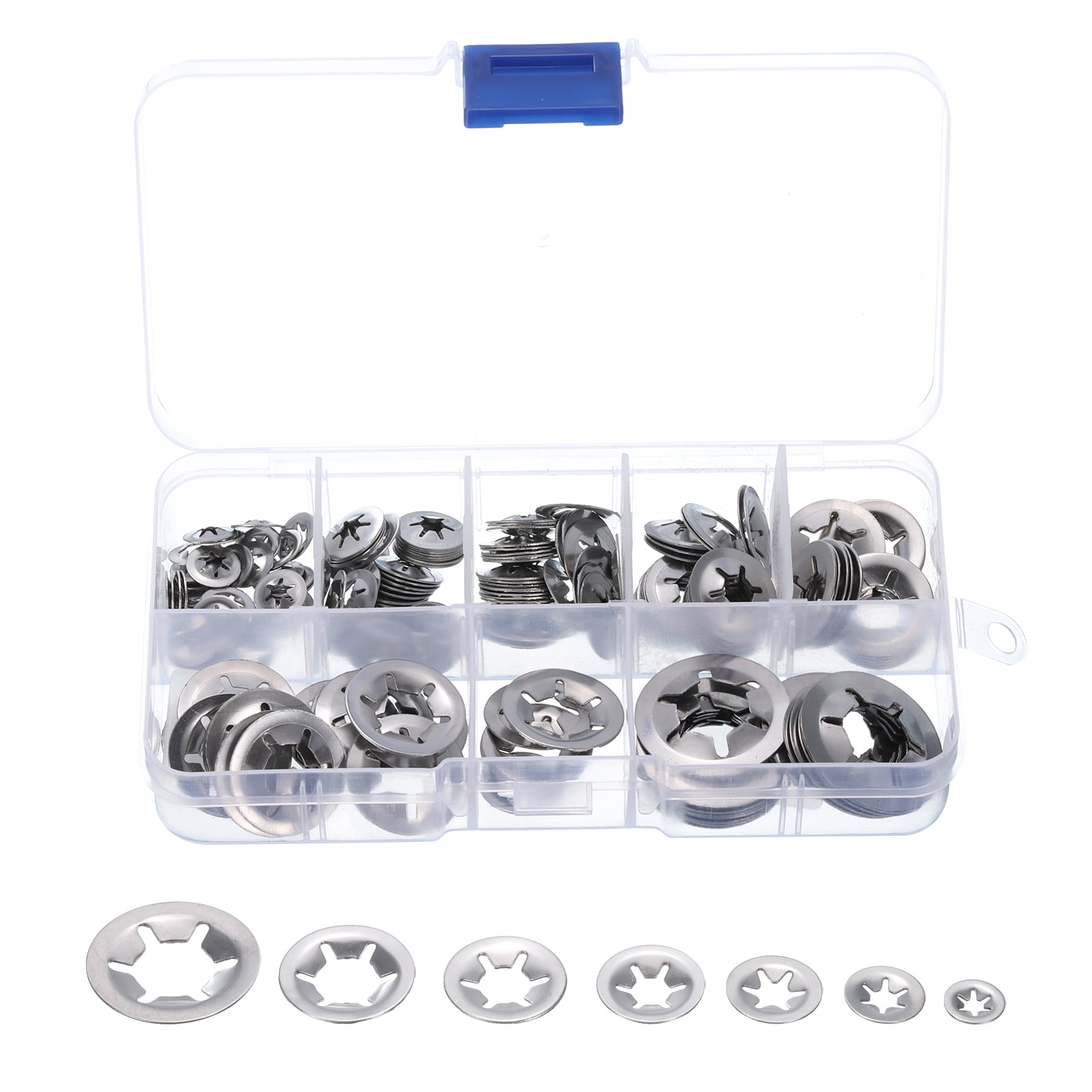 Uxcell 180 Pcs Internal Tooth Washers Set, 7 Sizes M3/M4/M5/M6/M8/M10 ...