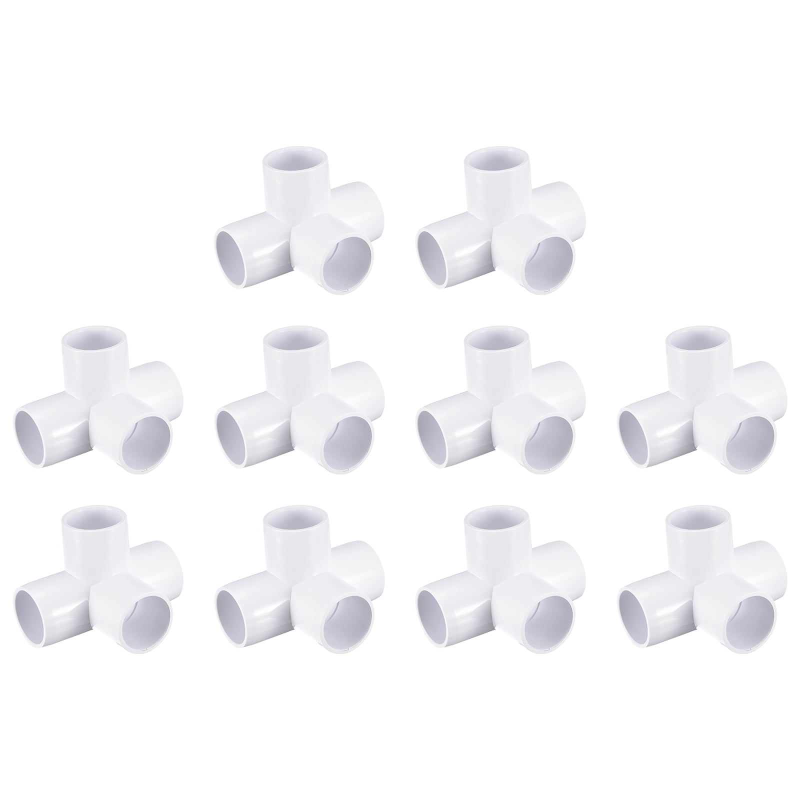 Uxcell 18Pack 4 Way PVC Elbow Fittings, 3/4 Inch PVC Pipe Fitting ...