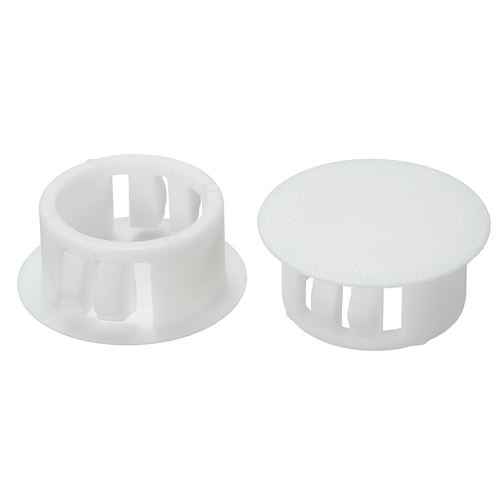 Uxcell 18mm 11/16" Plastic Hole Plugs, Flush Type Round Hole Cover Snap ...