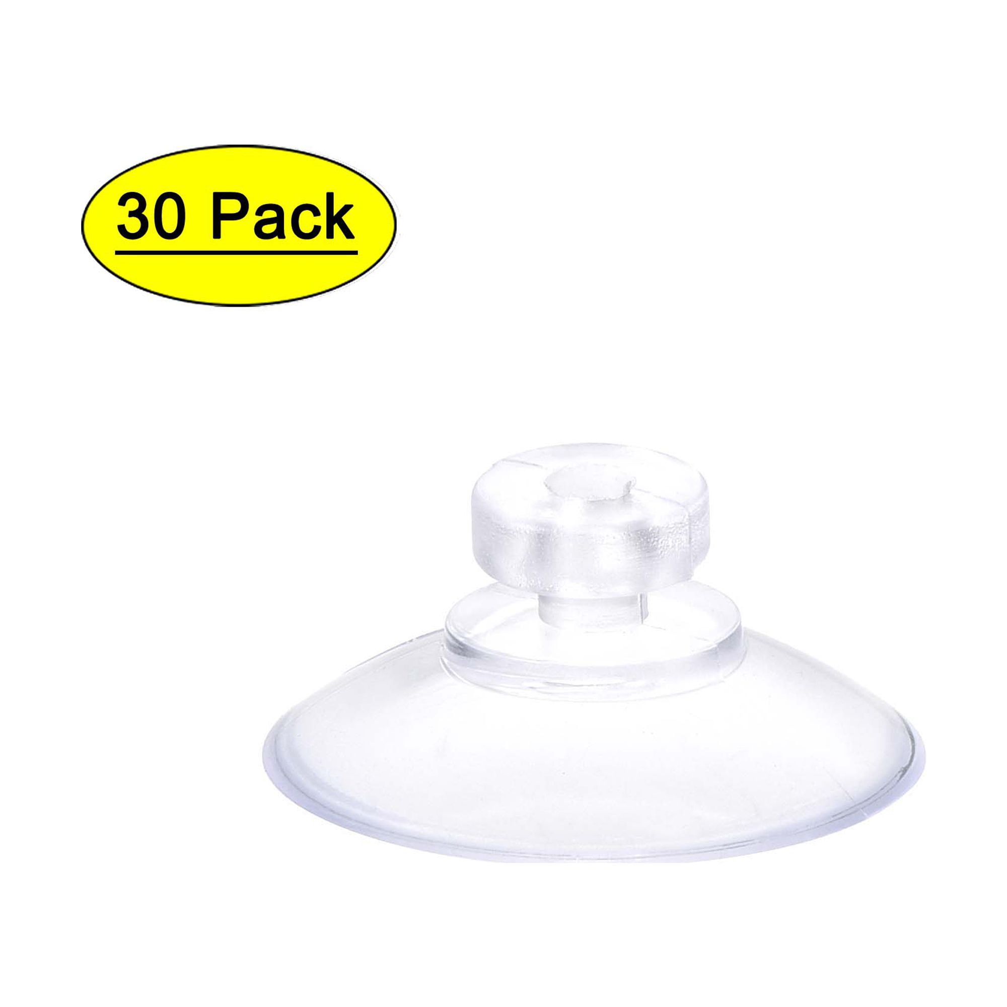 Uxcell 18mm Dia. Home Wall Hanger Suction Cup without Hooks 30 Pack ...