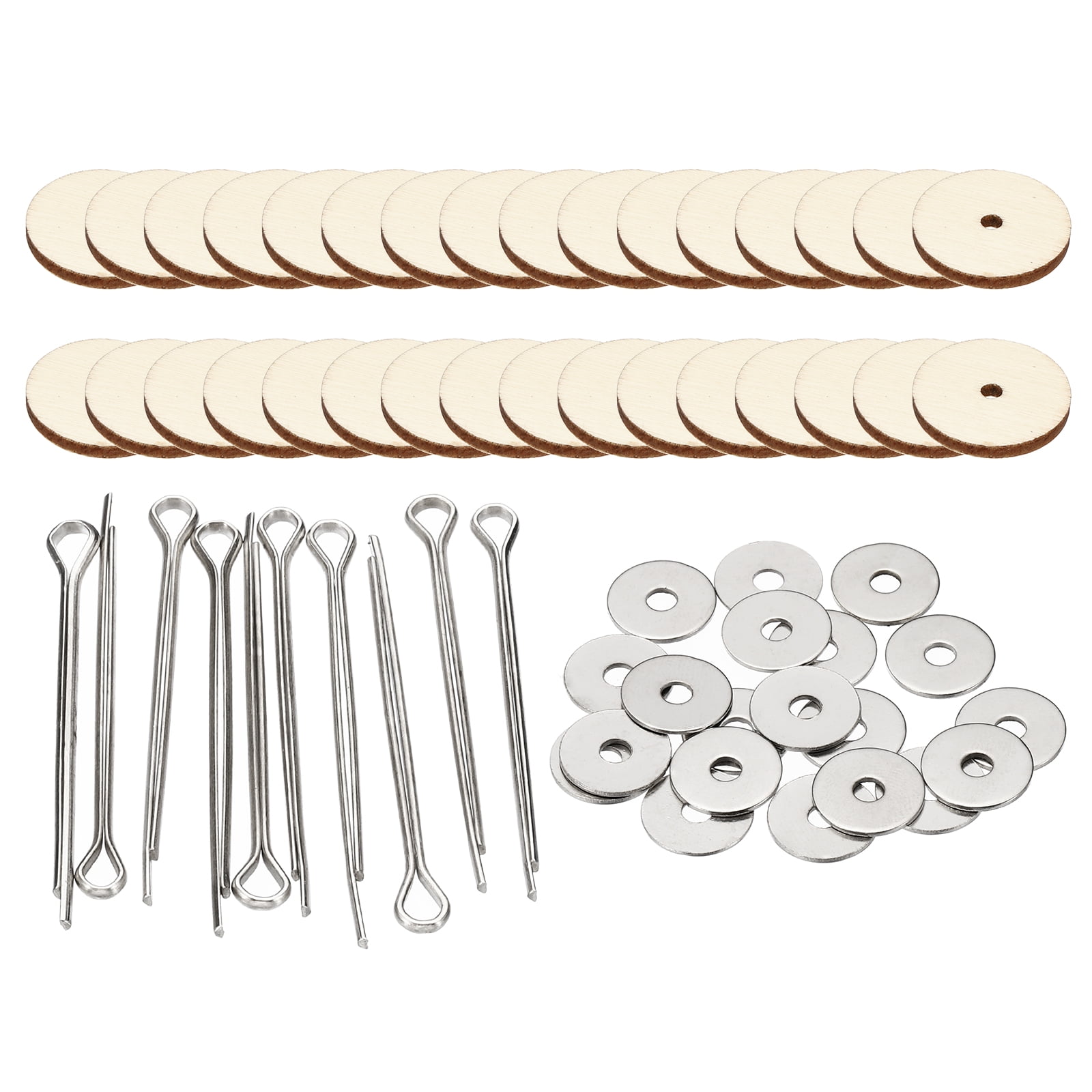 Uxcell 18mm Doll Joints, 16 Set Removable Cotter Pin Joints Connector ...