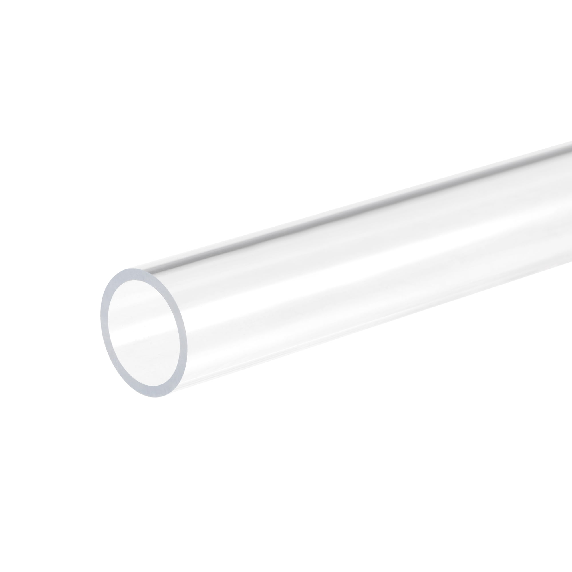 Uxcell 18mm ID x 22mm OD x 305mm Clear Rigid Acrylic Pipe Round Tube 2 ...
