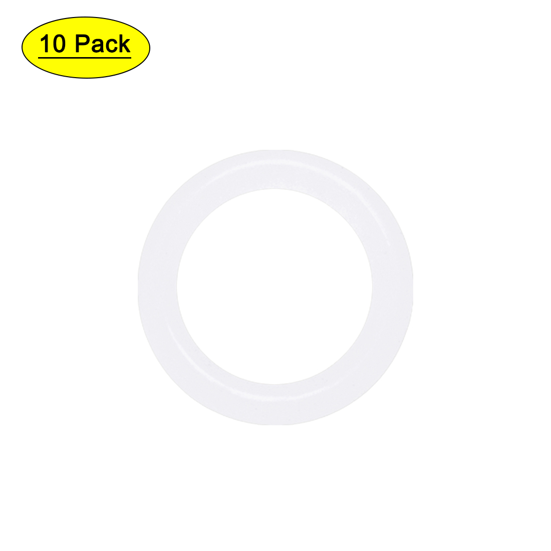 Uxcell 18mm OD 13.2mm ID 2.4mm Width Silicone Seal O-Rings White 10 ...