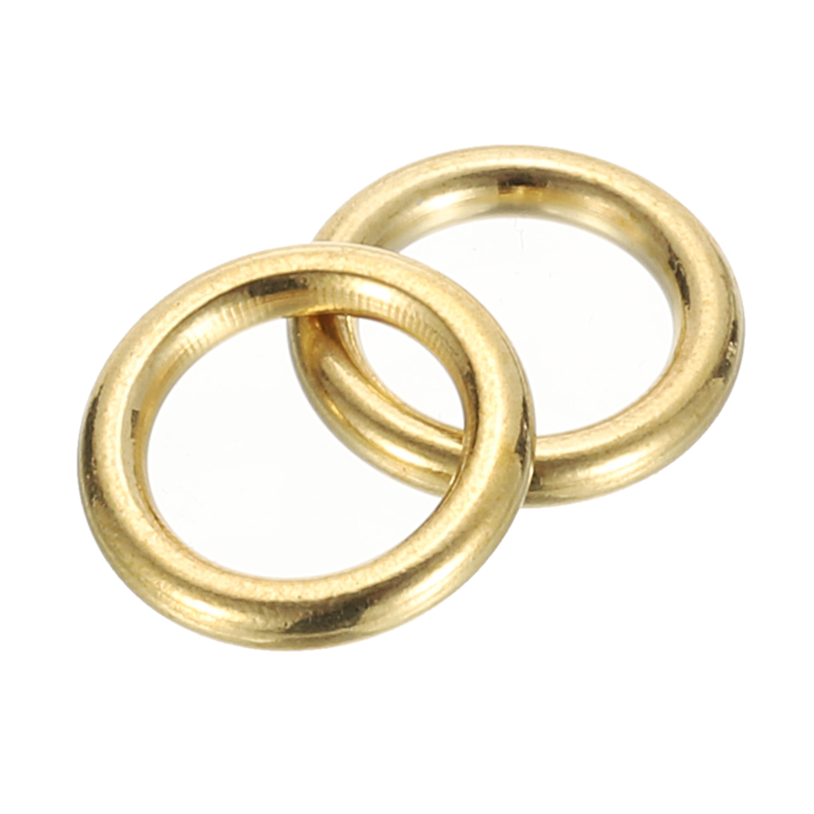 Uxcell 18mm OD Copper O Ring, 2 Pcs Solid Copper Round Smooth Multi ...