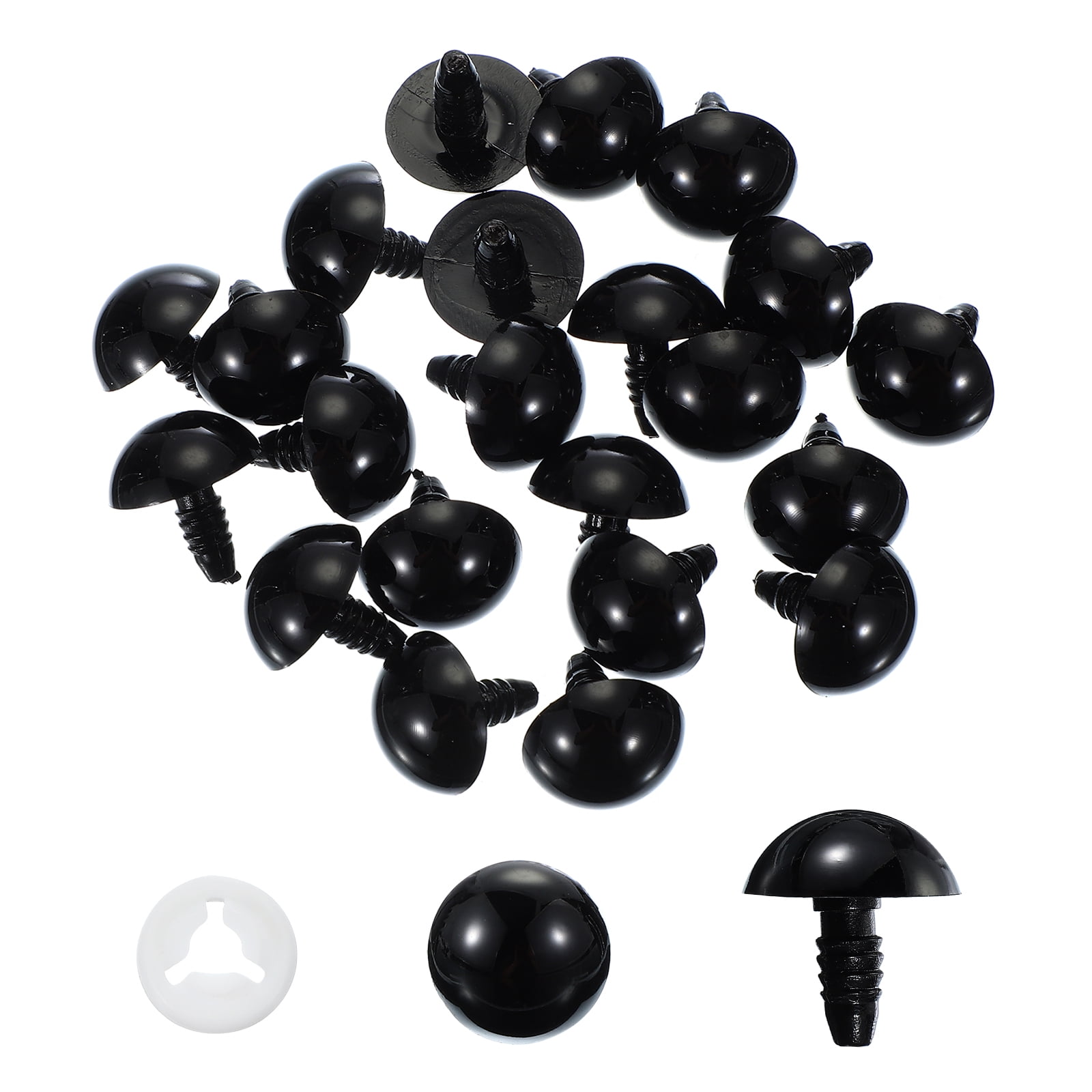 Uxcell 18mm Safety Eyes, 40 Pcs Plastic Craft Eyes with Protective Film ...