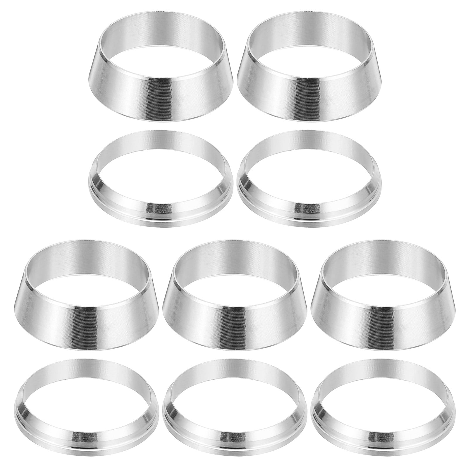 Uxcell 18mm Tube OD 304 Stainless Steel Compression Tube Fitting Sleeve ...