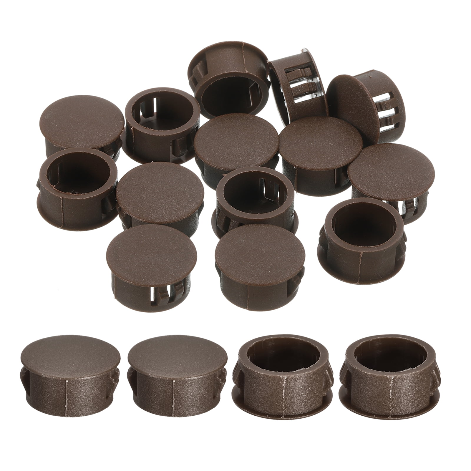Uxcell 18pack 18mm(23/32")" Nylon Hole Plugs, Flush Type Panel Round ...