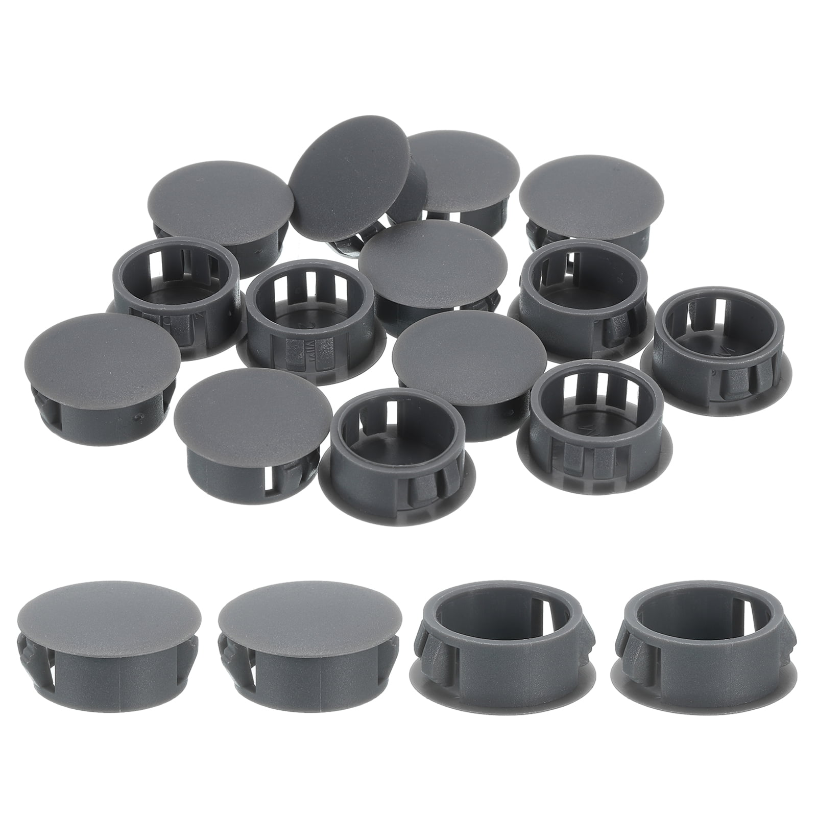 Uxcell 18pack 20mm(13/16")" Nylon Hole Plugs, Flush Type Panel Round ...