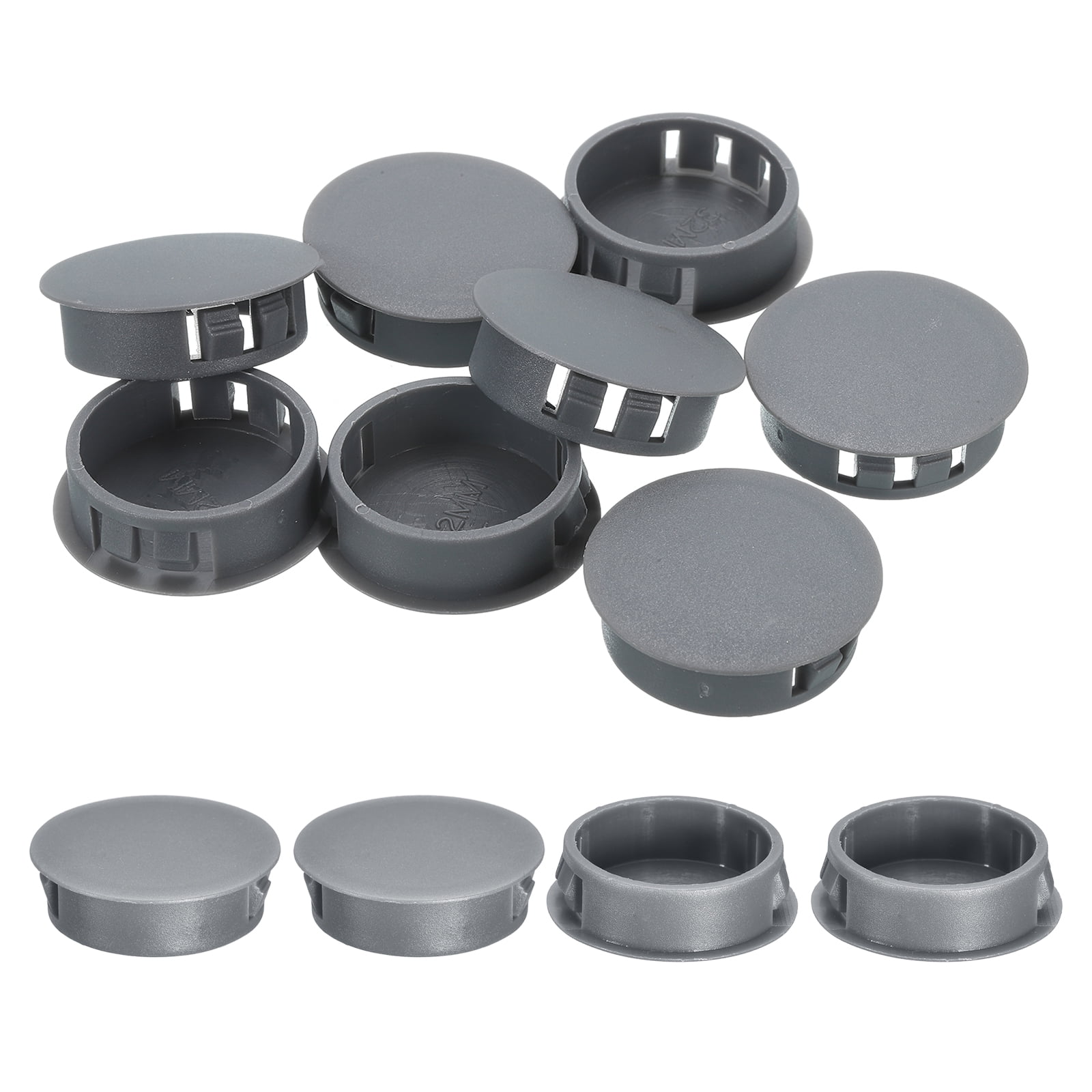 Uxcell 18pack 32mm(1-1/4") Nylon Hole Plugs, Flush Type Panel Round ...